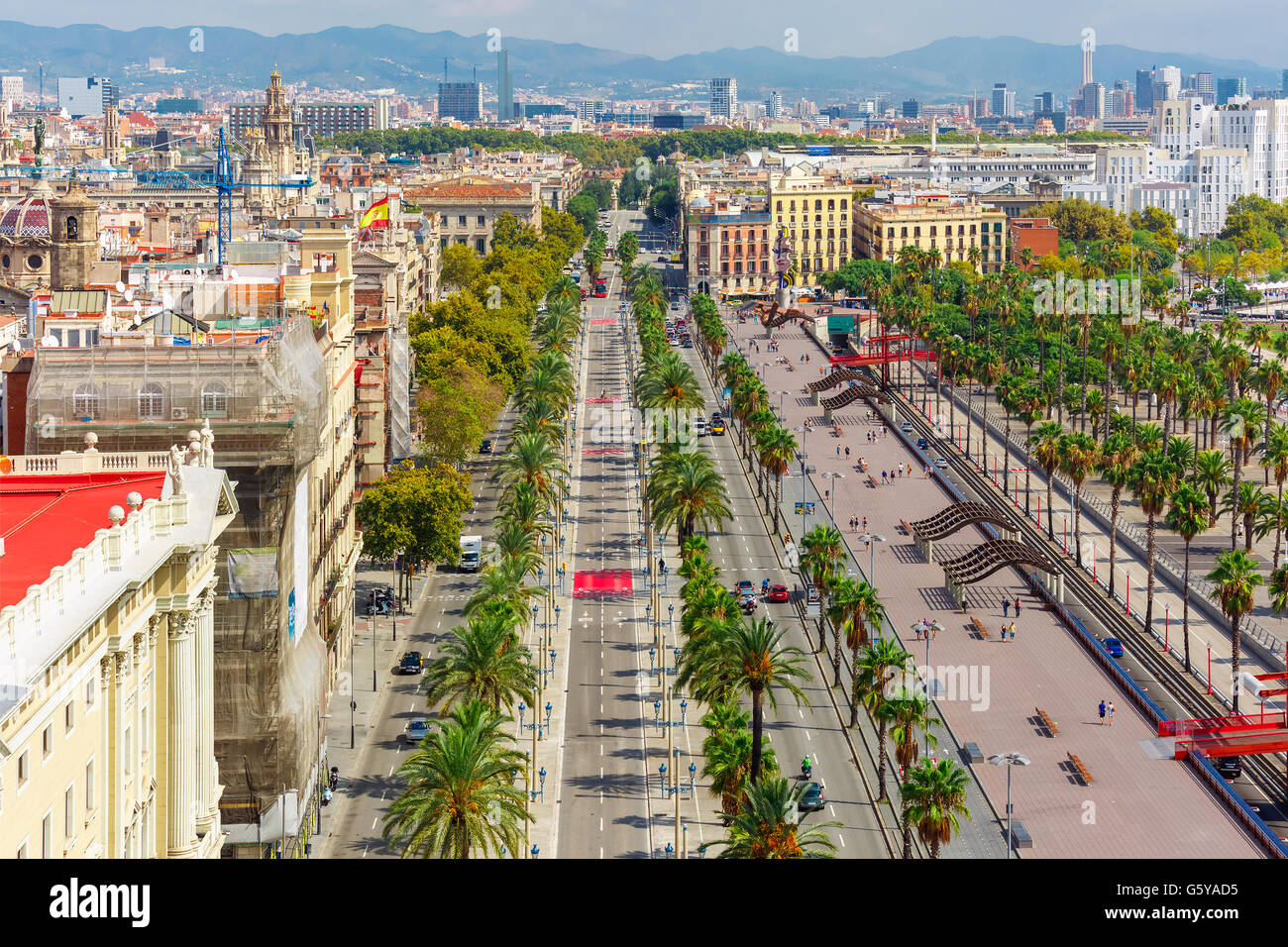 Passeig de colom columbus hi-res stock photography and images - Alamy