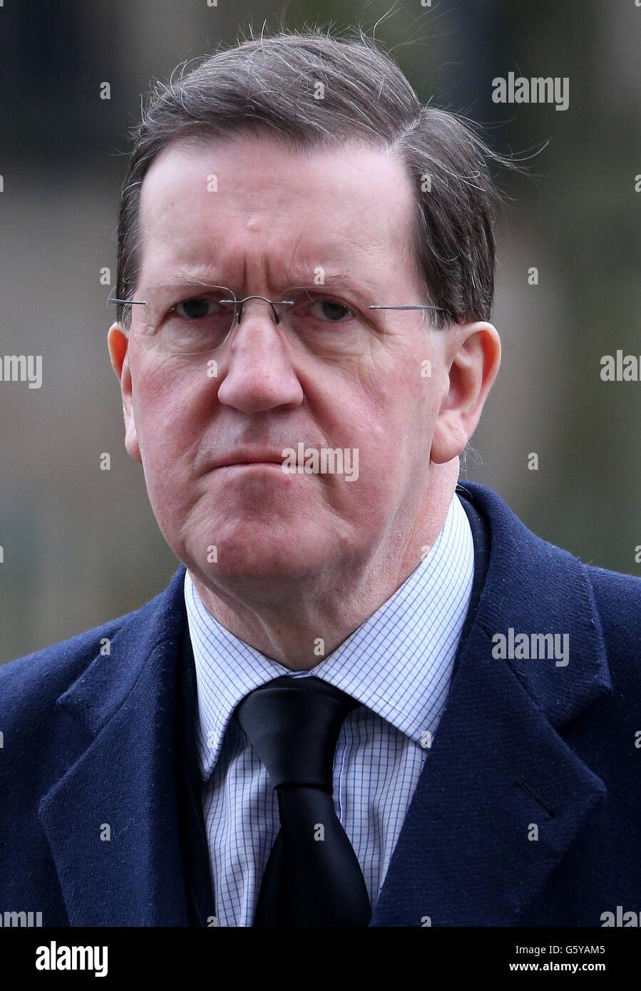 Former Nato General Secretary George Robertson at the the funeral of ...
