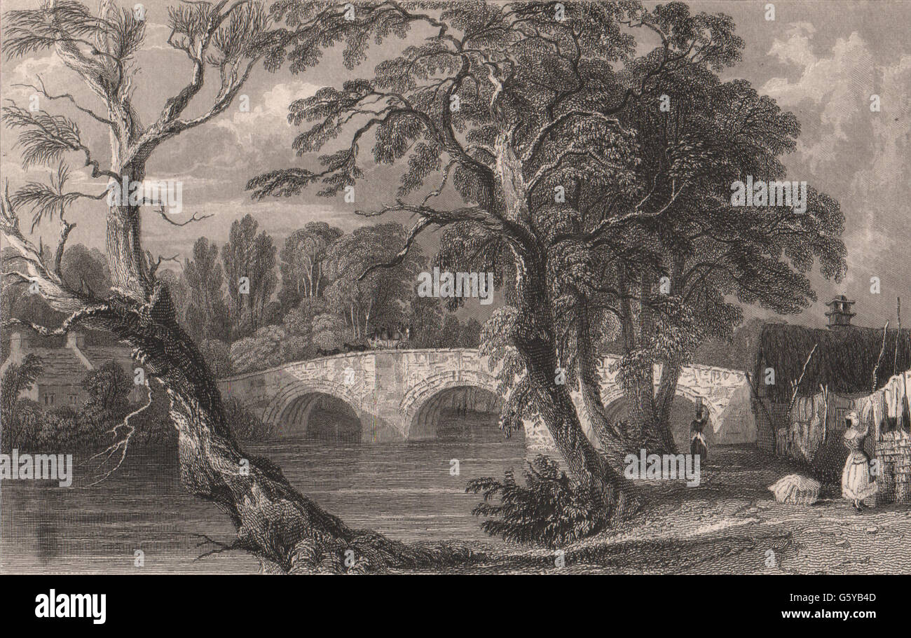 LAKE DISTRICT: Eamont Bridge, from the Westmoreland Side. Cumbria ...