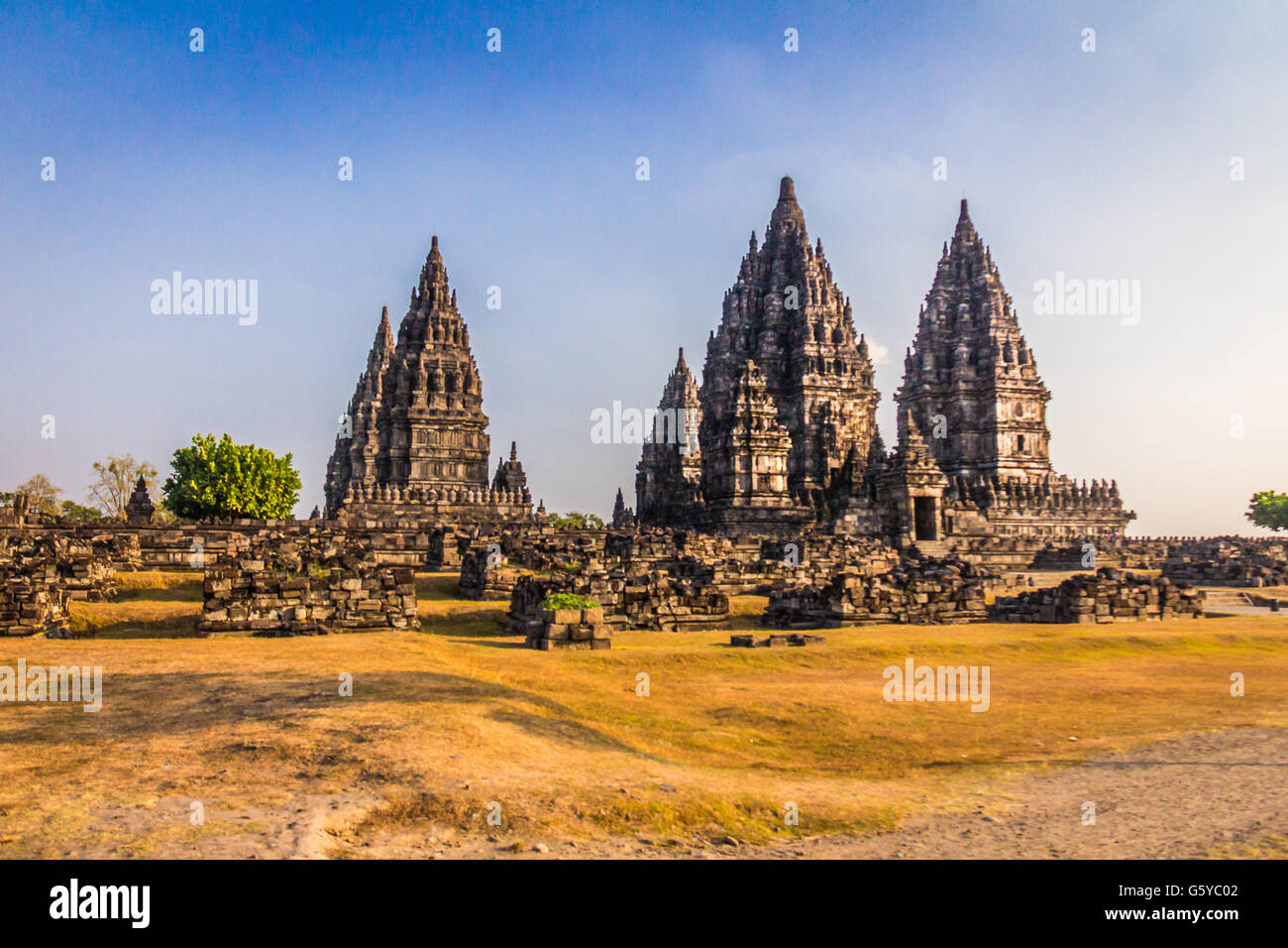 Prambanan Temple in Java Island Indonesia Stock Photo - Alamy