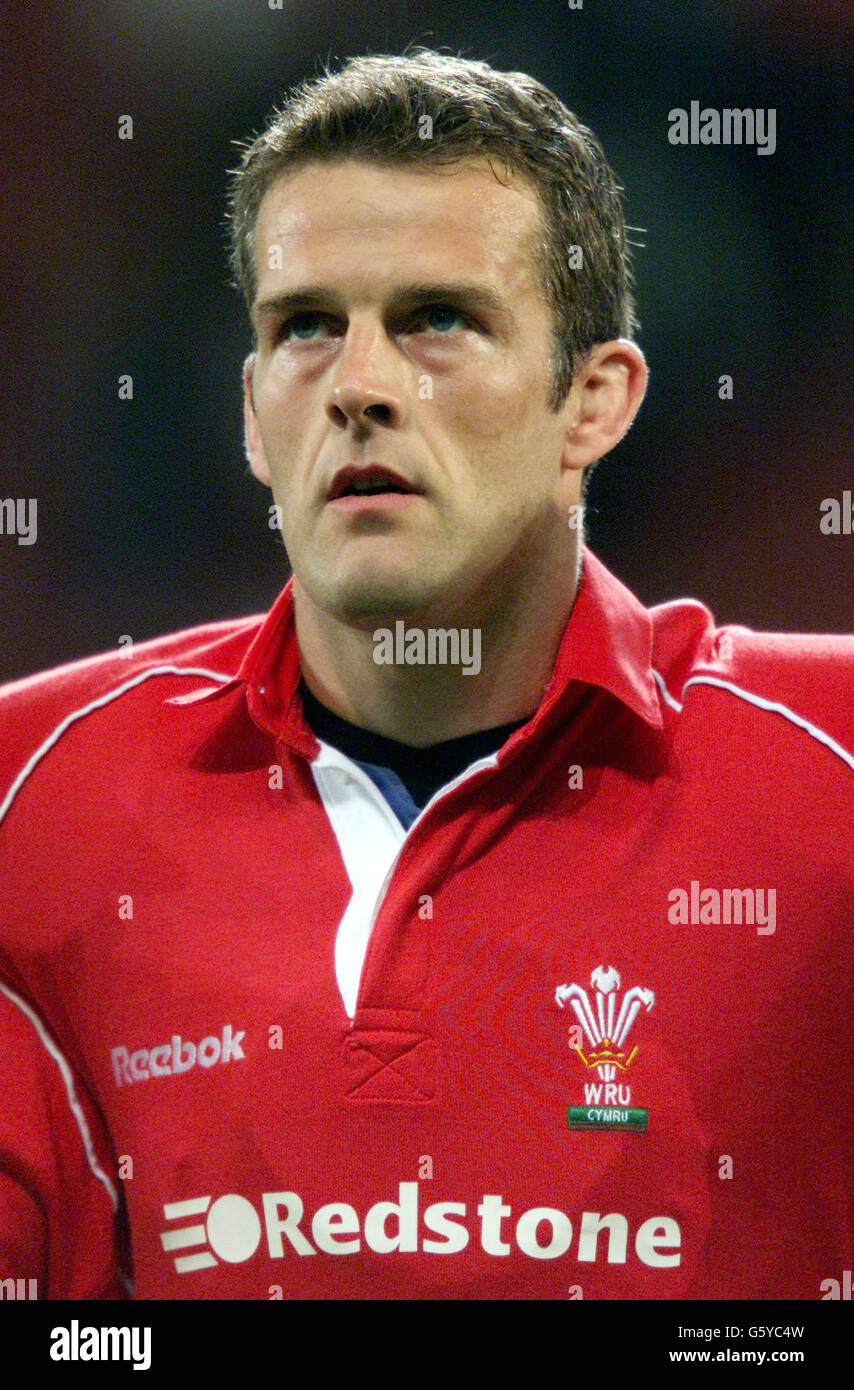 Sport rugby union team photo gareth llewellyn hi-res stock photography ...