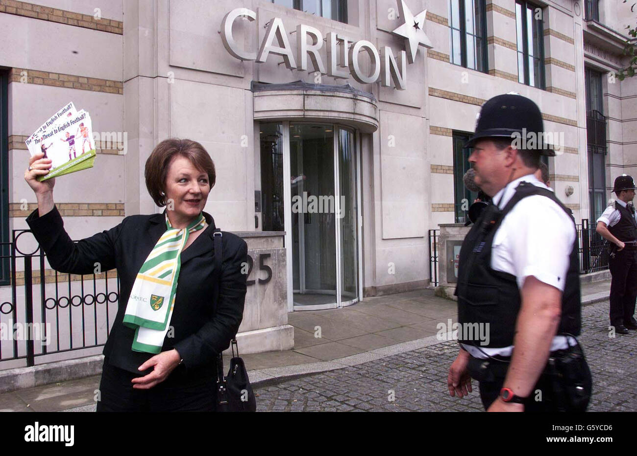 Delia Smith - ITV Digital collapse Stock Photo - Alamy