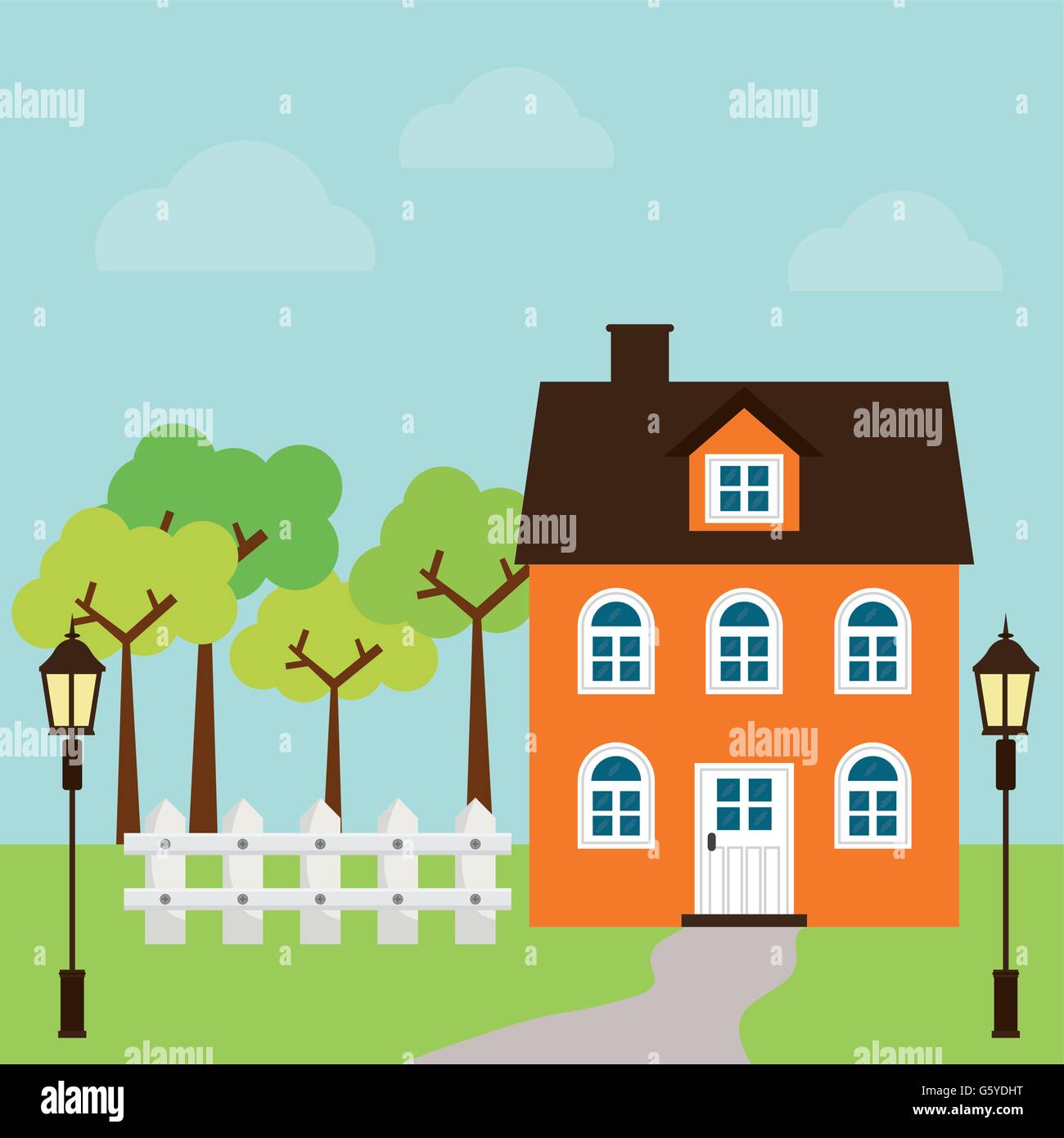 House design. illuistration Stock Vector Image & Art - Alamy