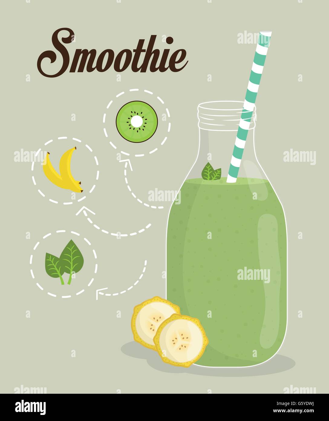 Smoothie design. illuistration Stock Vector Image & Art - Alamy