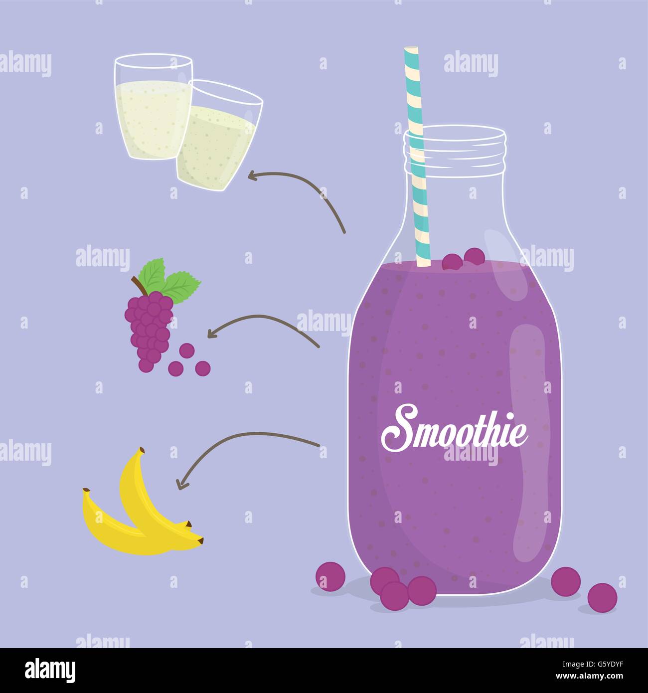 Smoothie design. illuistration Stock Vector Image & Art - Alamy