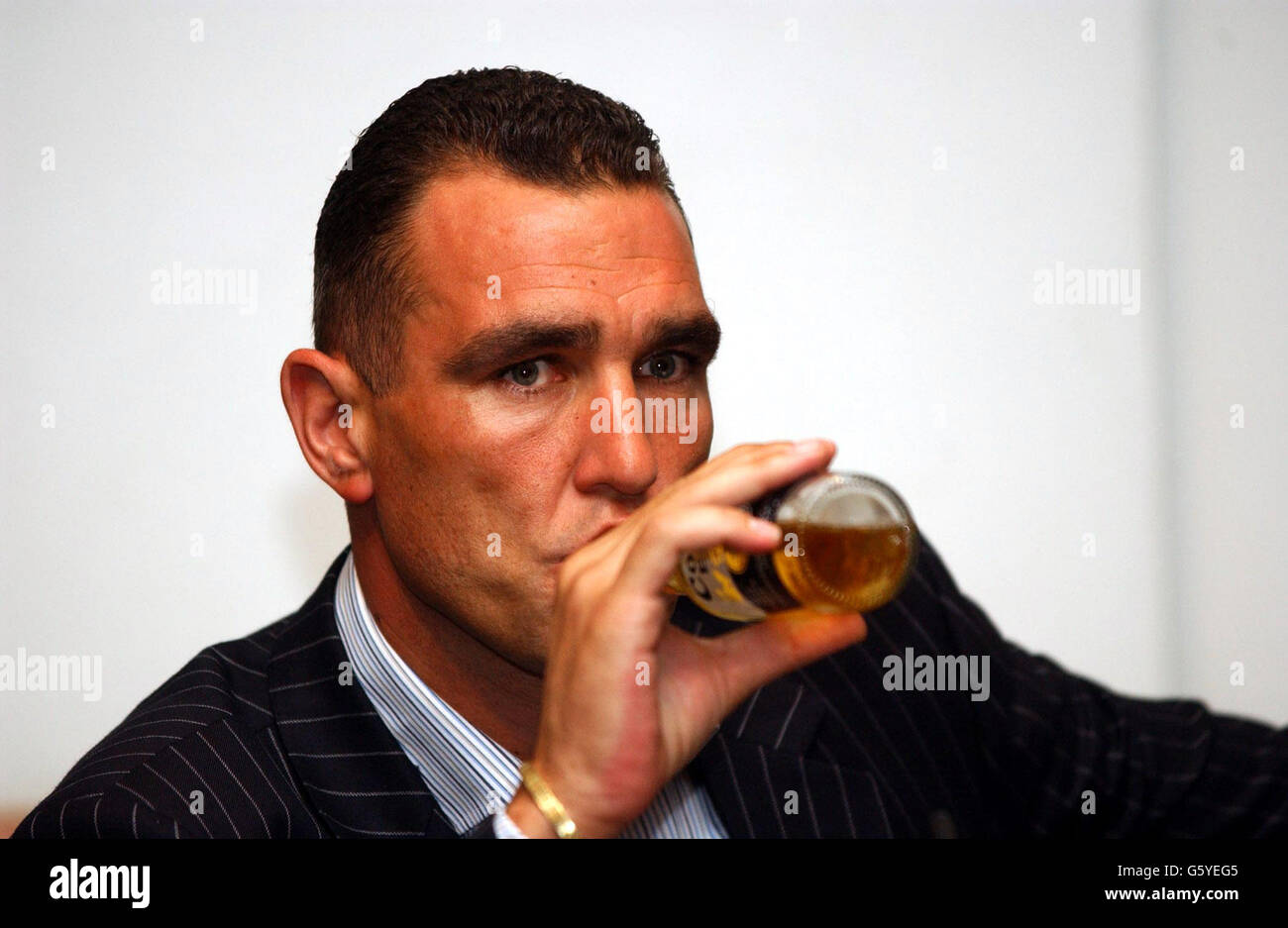 Actor Vinnie Jones during a photocall at the BAFTA offices in ...