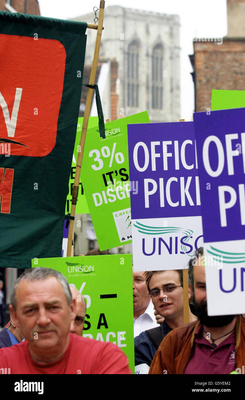 Public sector workers strike Stock Photo - Alamy