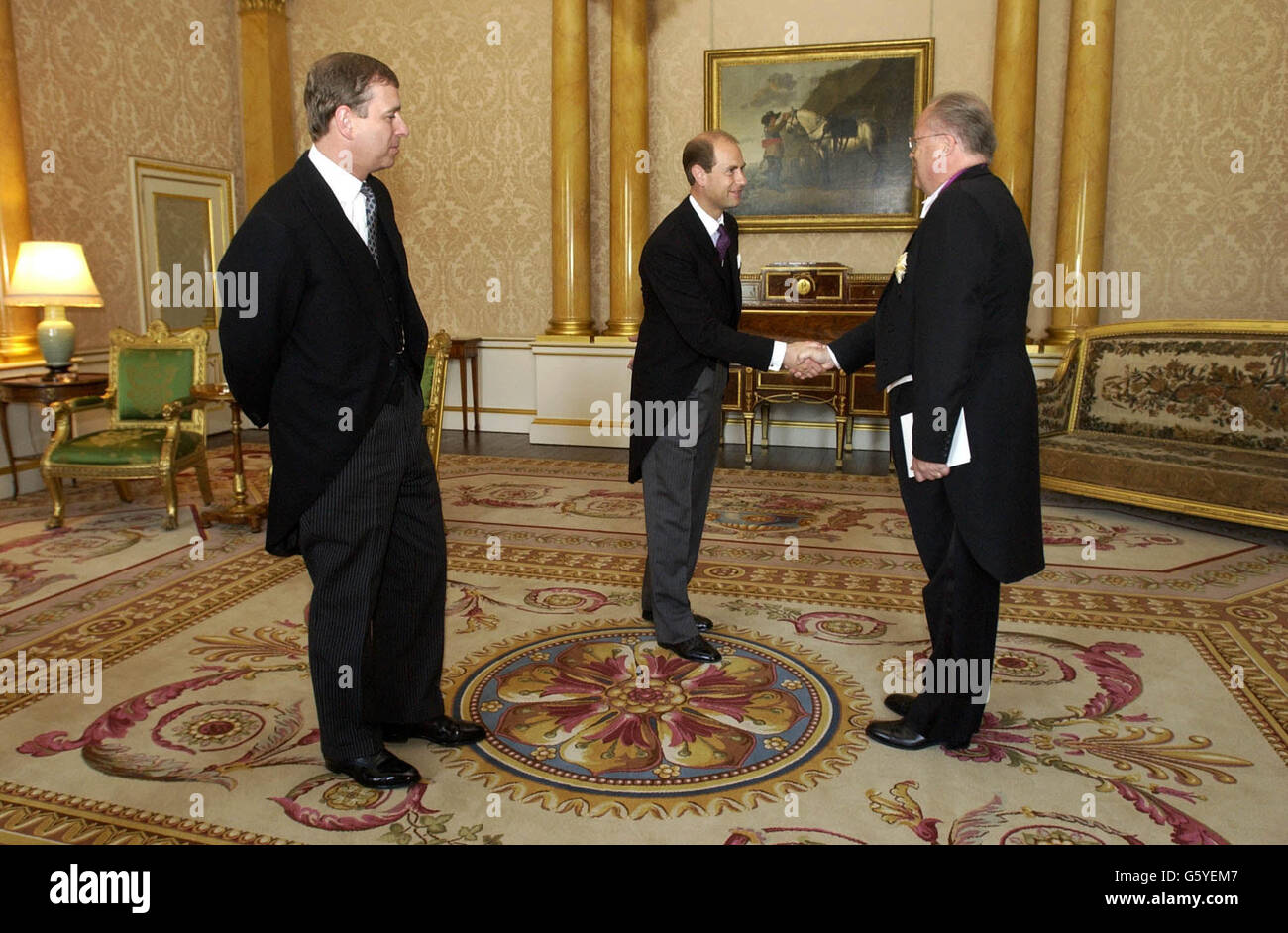 The Duke of York (L) and The Duke of Wessex, in their roles as ...
