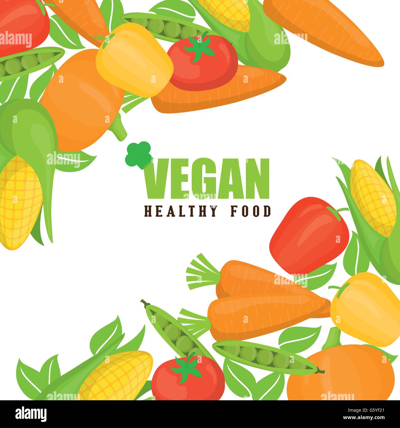 Vegan food design Stock Vector Image & Art - Alamy