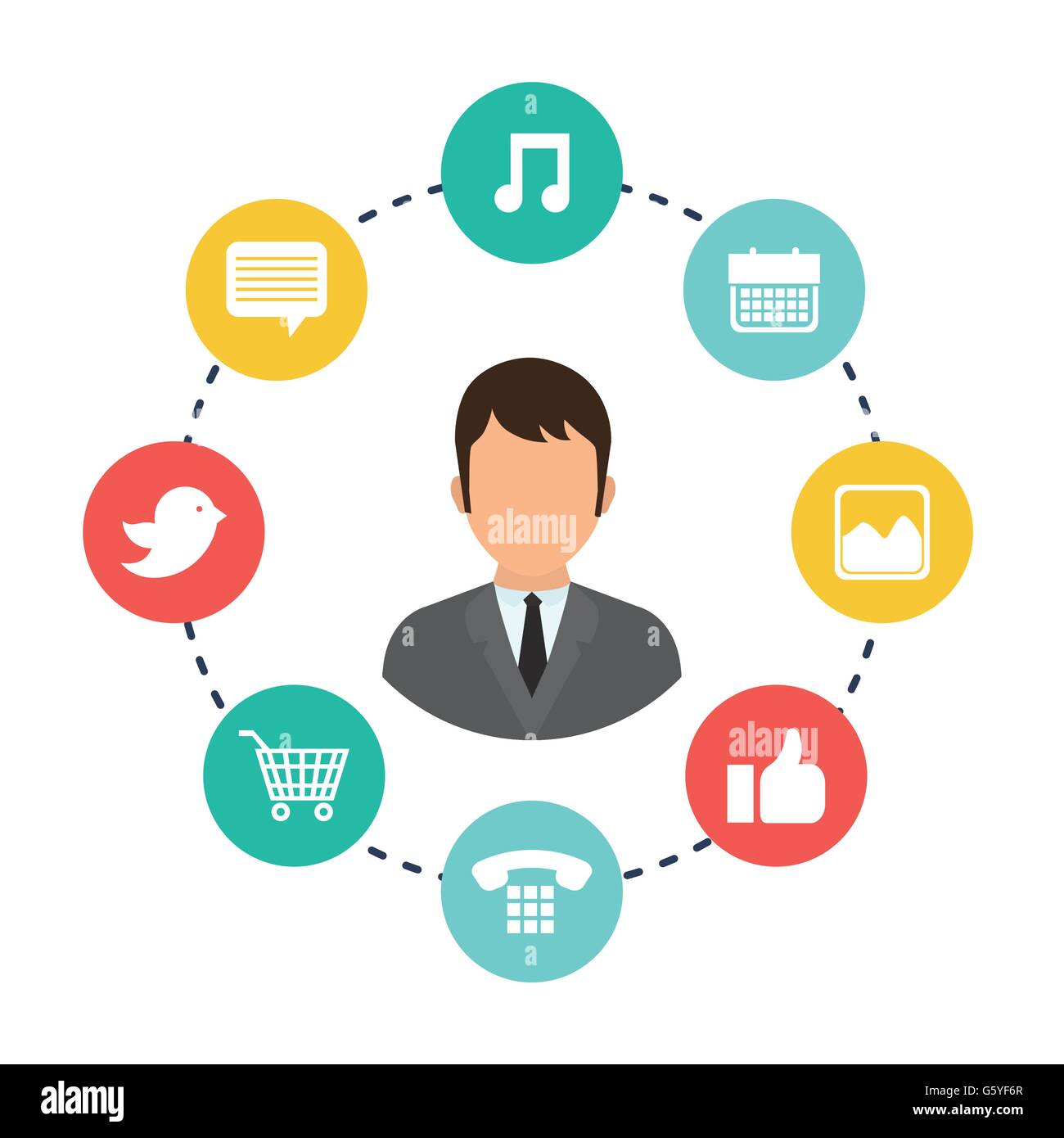 Network design. illuistration Stock Vector Image & Art - Alamy