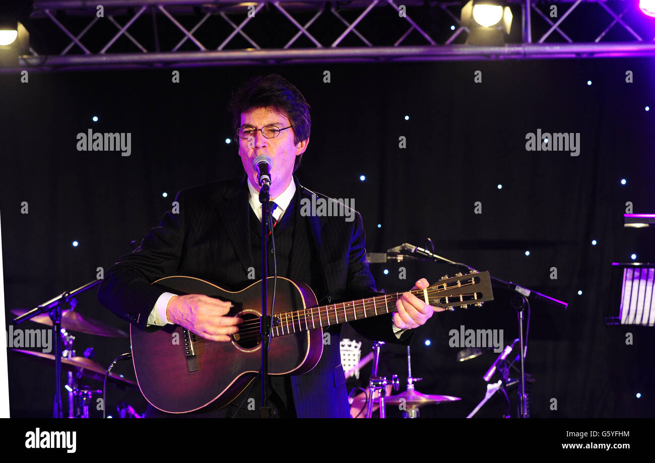 Mike Read performs at the Parliamentary Palace of Varieties, in aid of ...