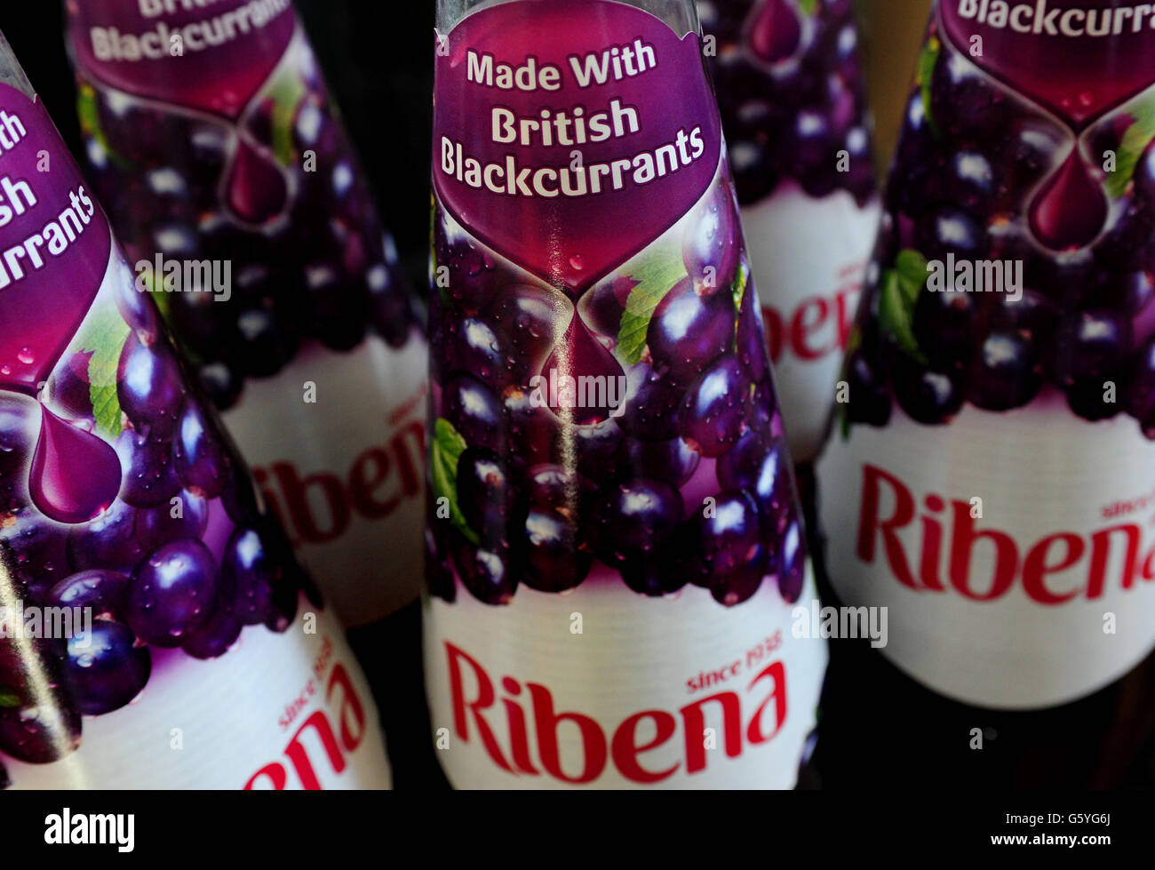 General view of ribena bottles hi-res stock photography and images - Alamy