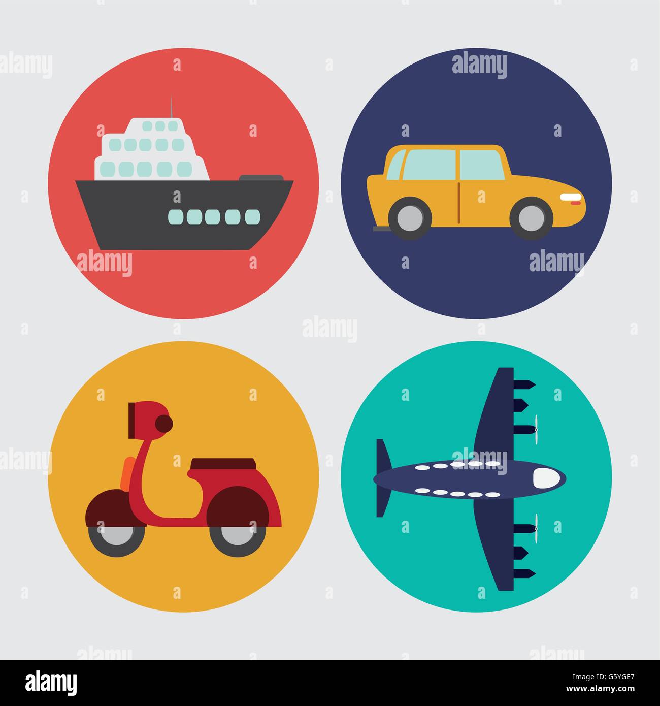 Fast moving boat Stock Vector Images - Alamy