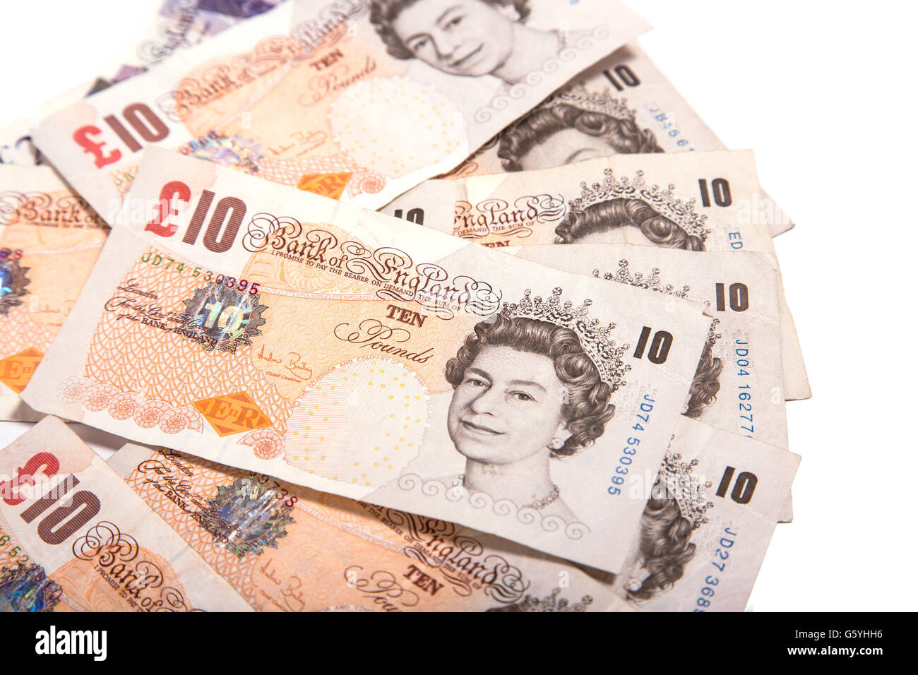 A close-up photograph of Sterling currency Stock Photo - Alamy