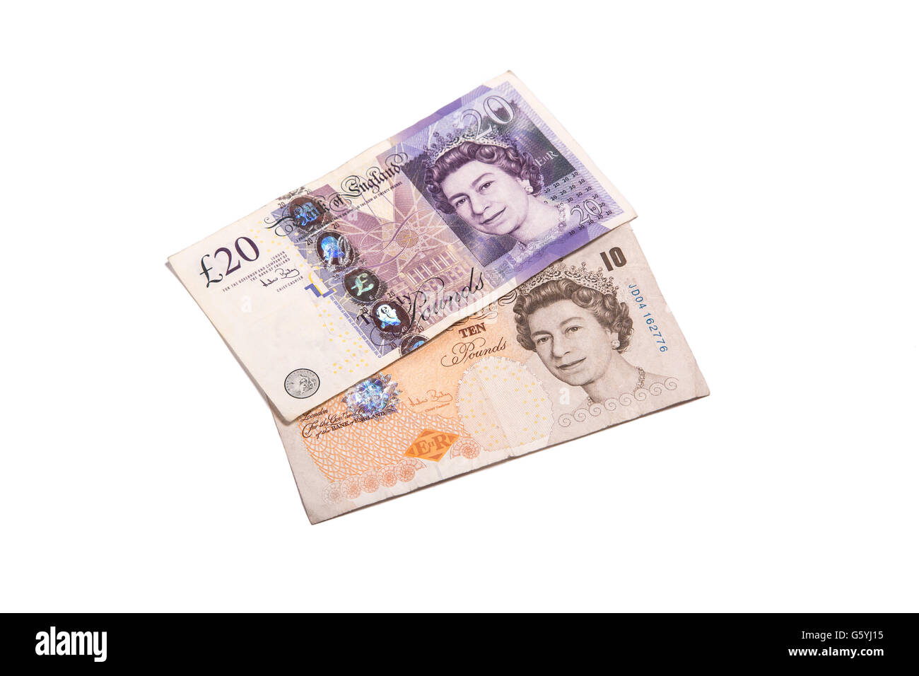 A close-up photograph of Sterling currency Stock Photo - Alamy