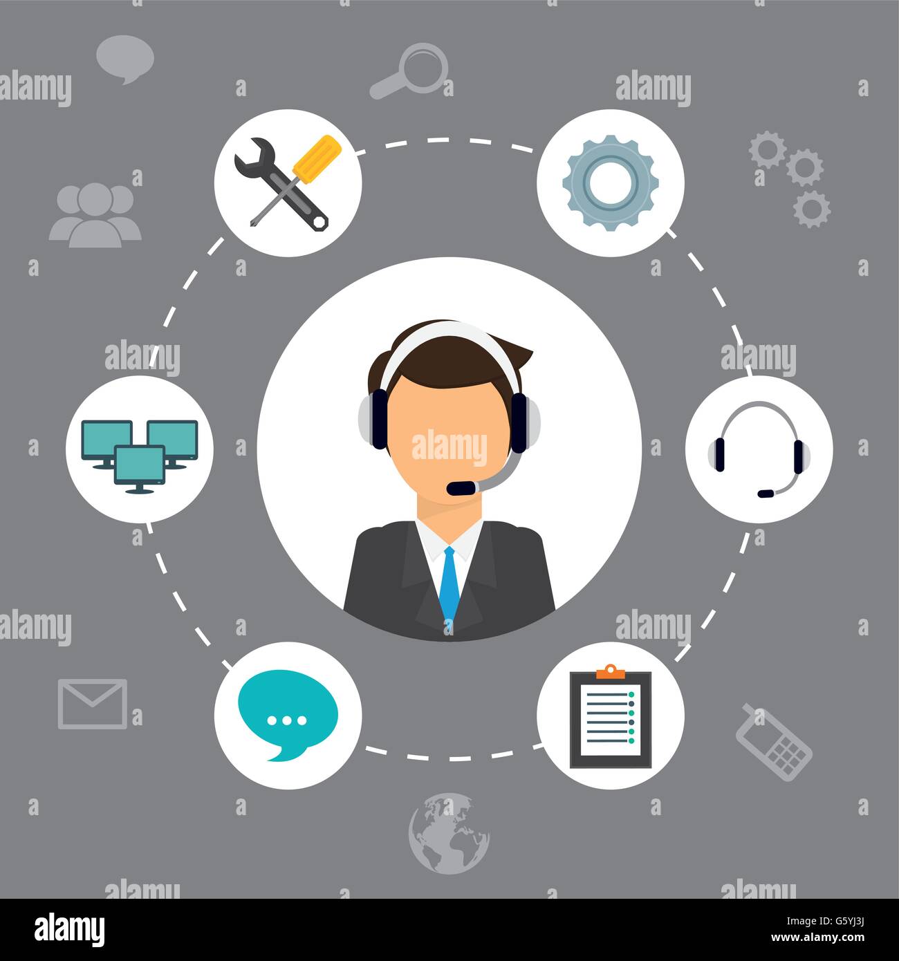Technical service design Stock Vector Image & Art - Alamy