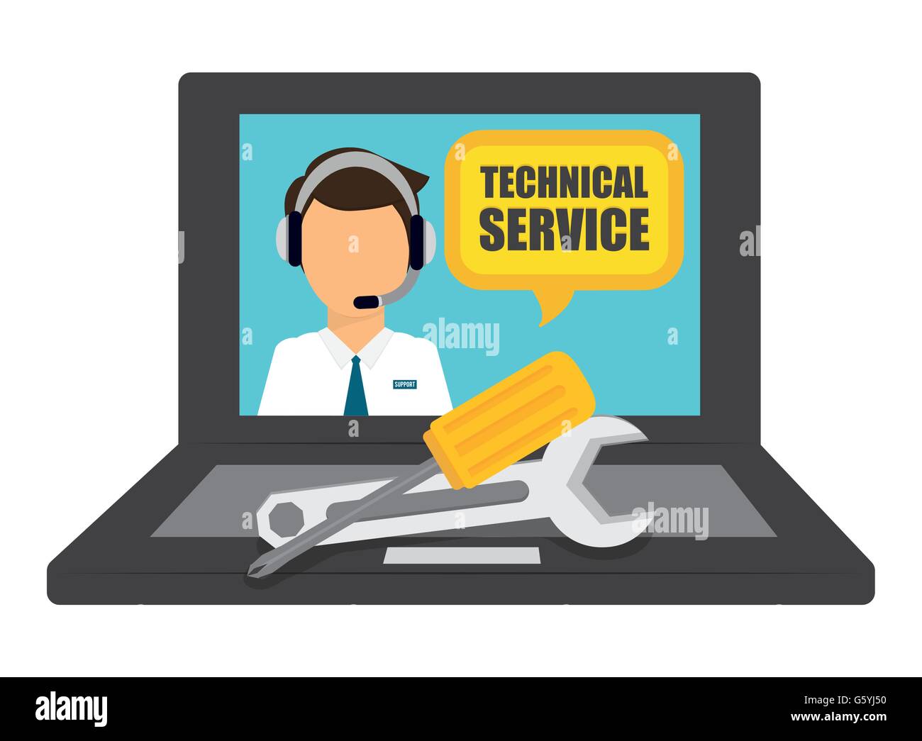 Technical service design Stock Vector Image & Art - Alamy