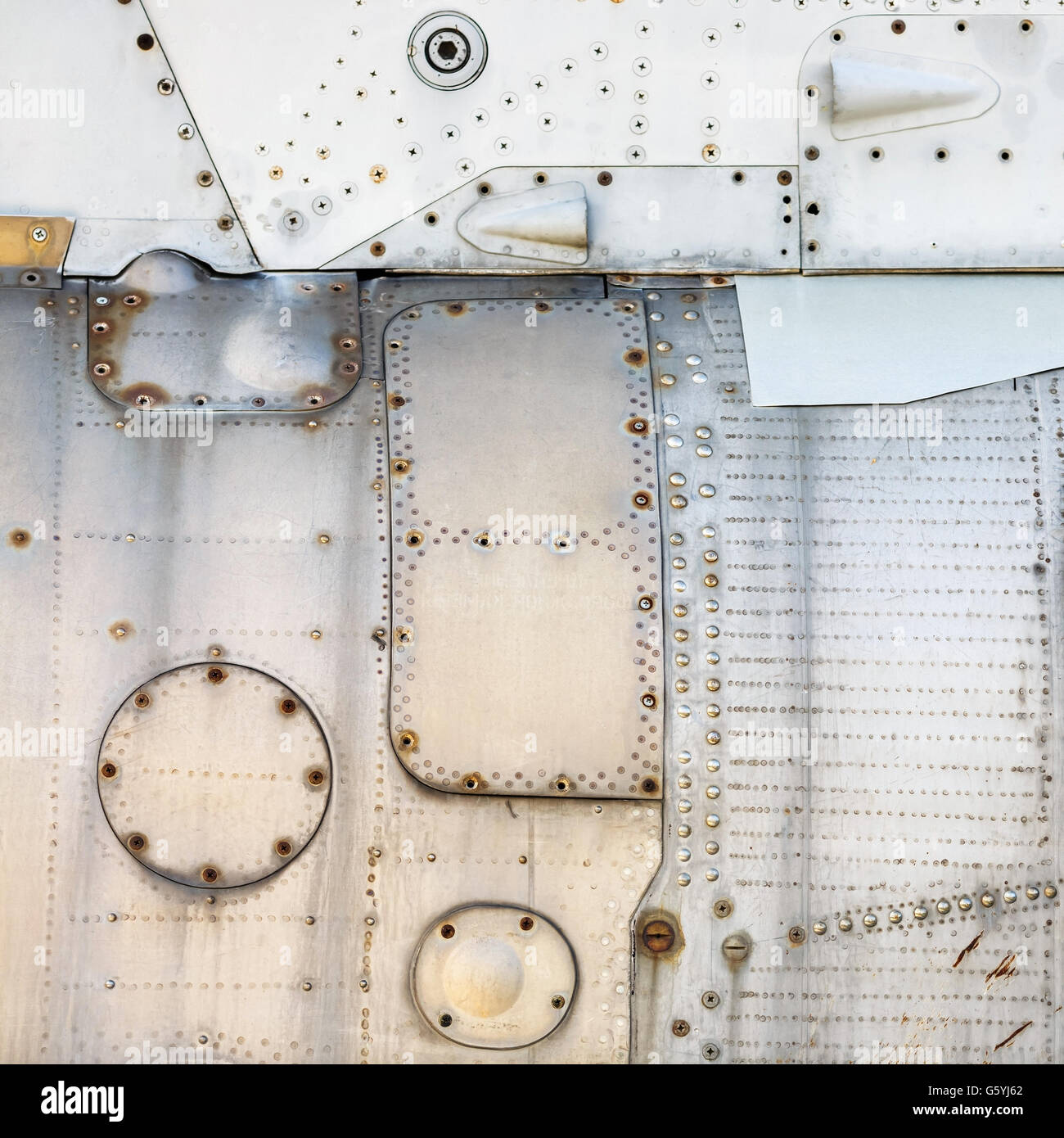 Metal texture with rivets Stock Photo - Alamy