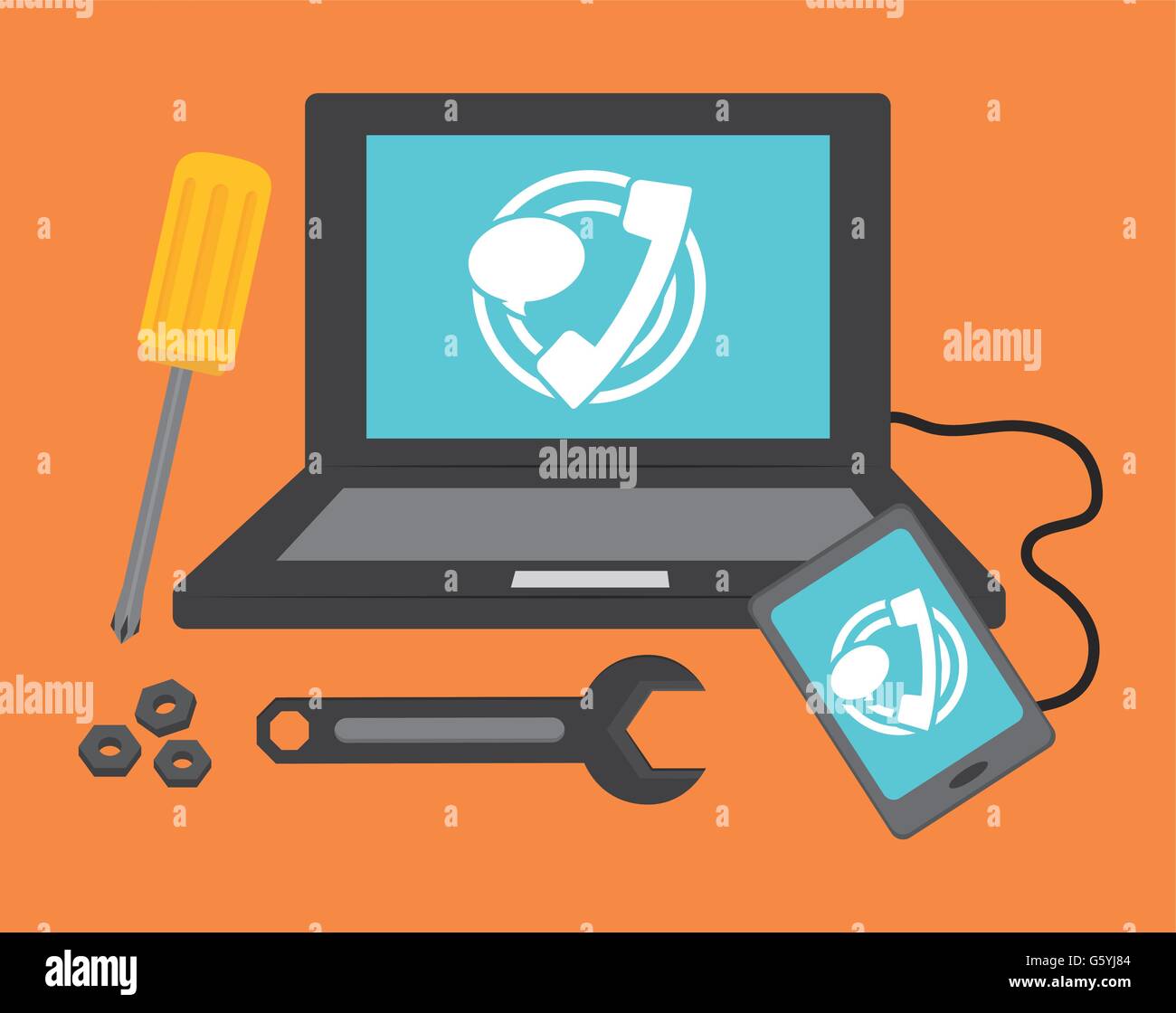 Technical service design Stock Vector Image & Art - Alamy