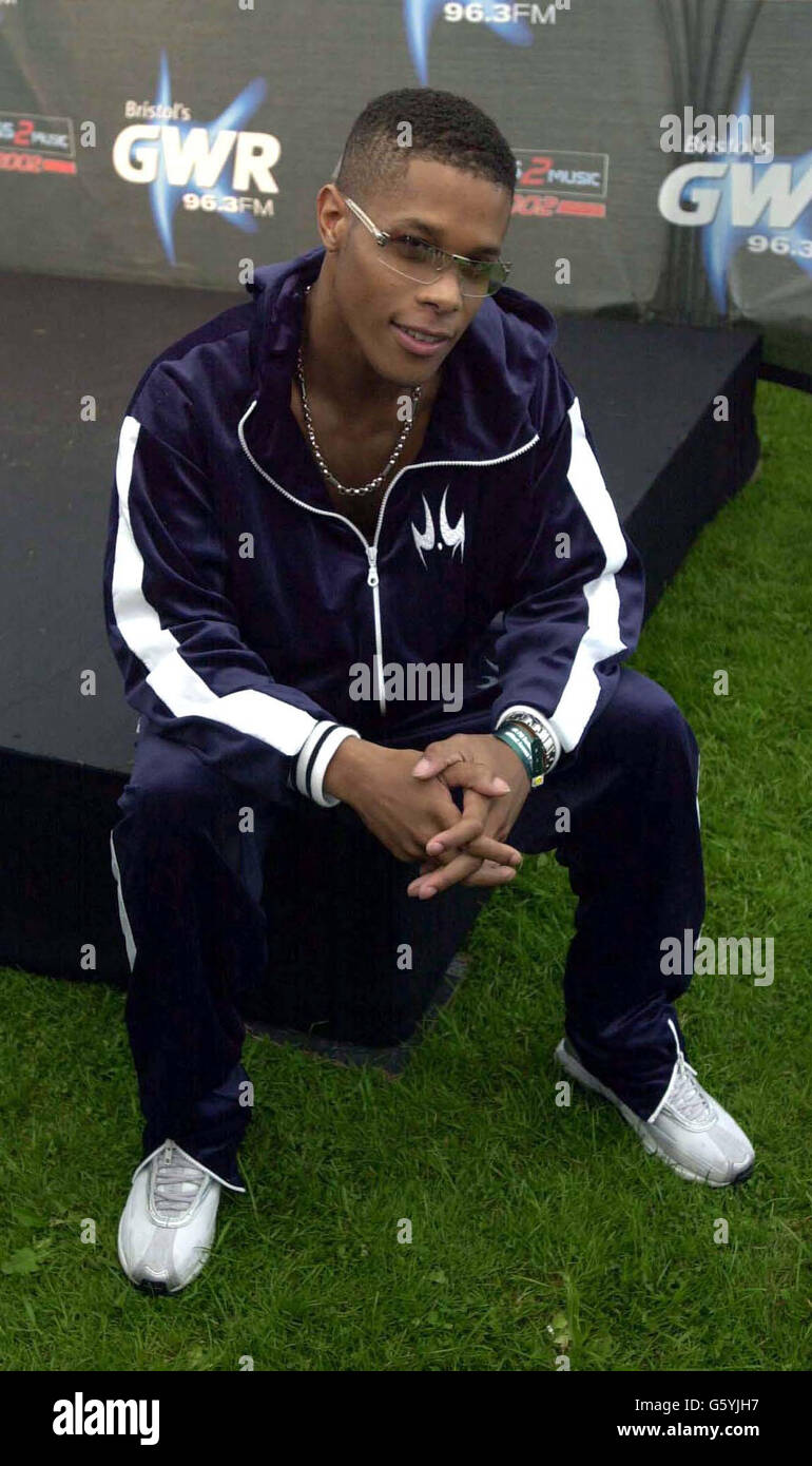 So Solid Crew's Romeo backstage during GWR FM's free Summer XS Concert ...