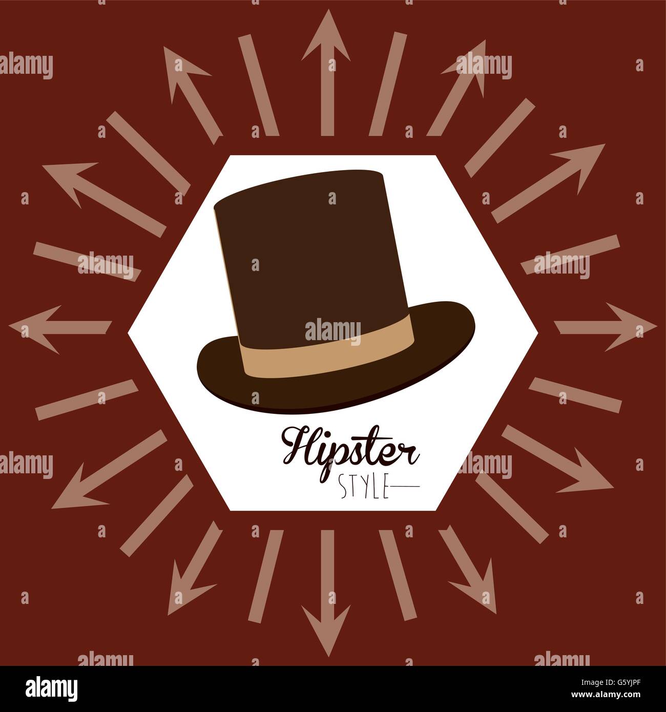 Hypster style design Stock Vector Image & Art - Alamy