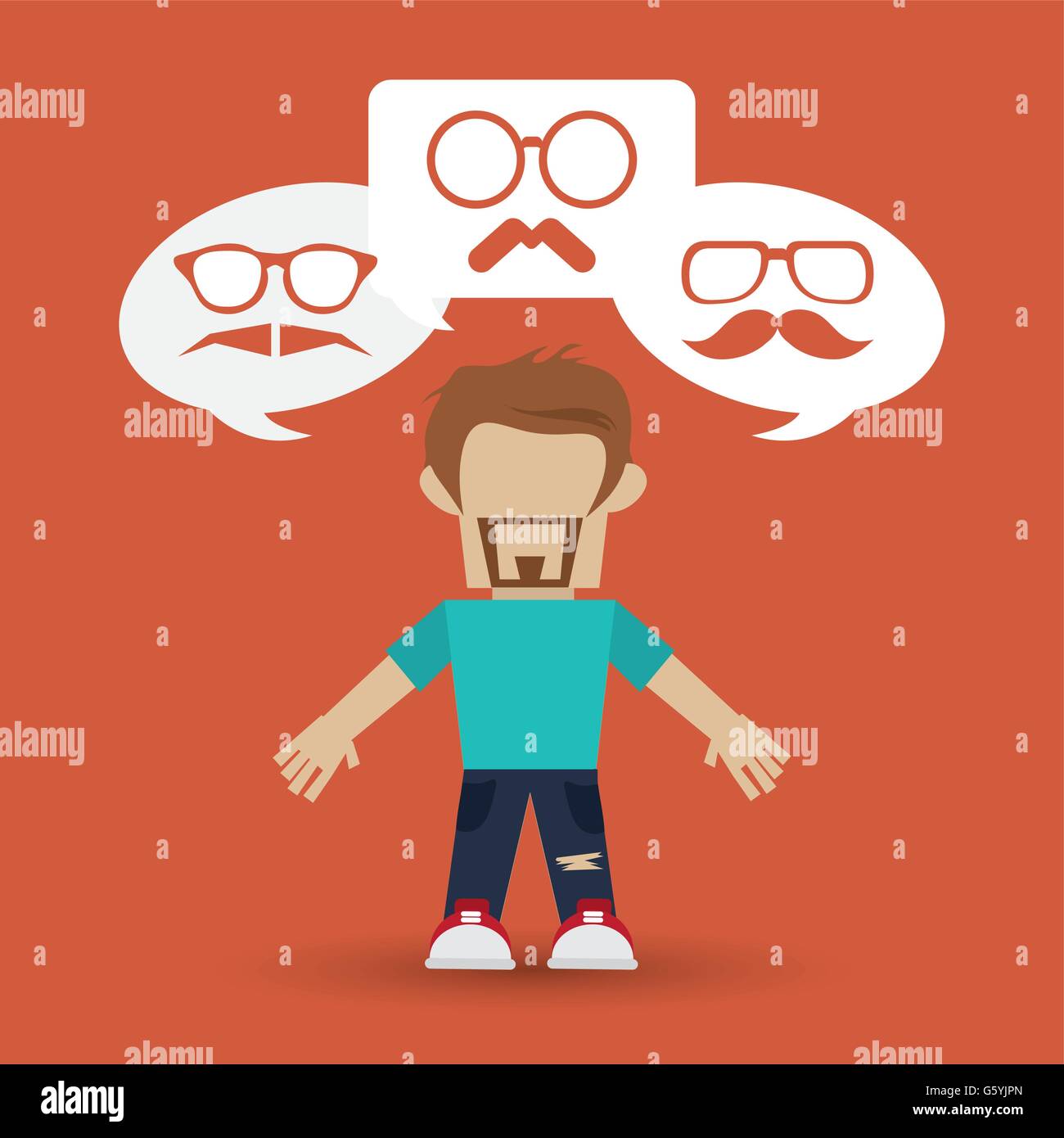 Hypster Stock Vector Images - Alamy