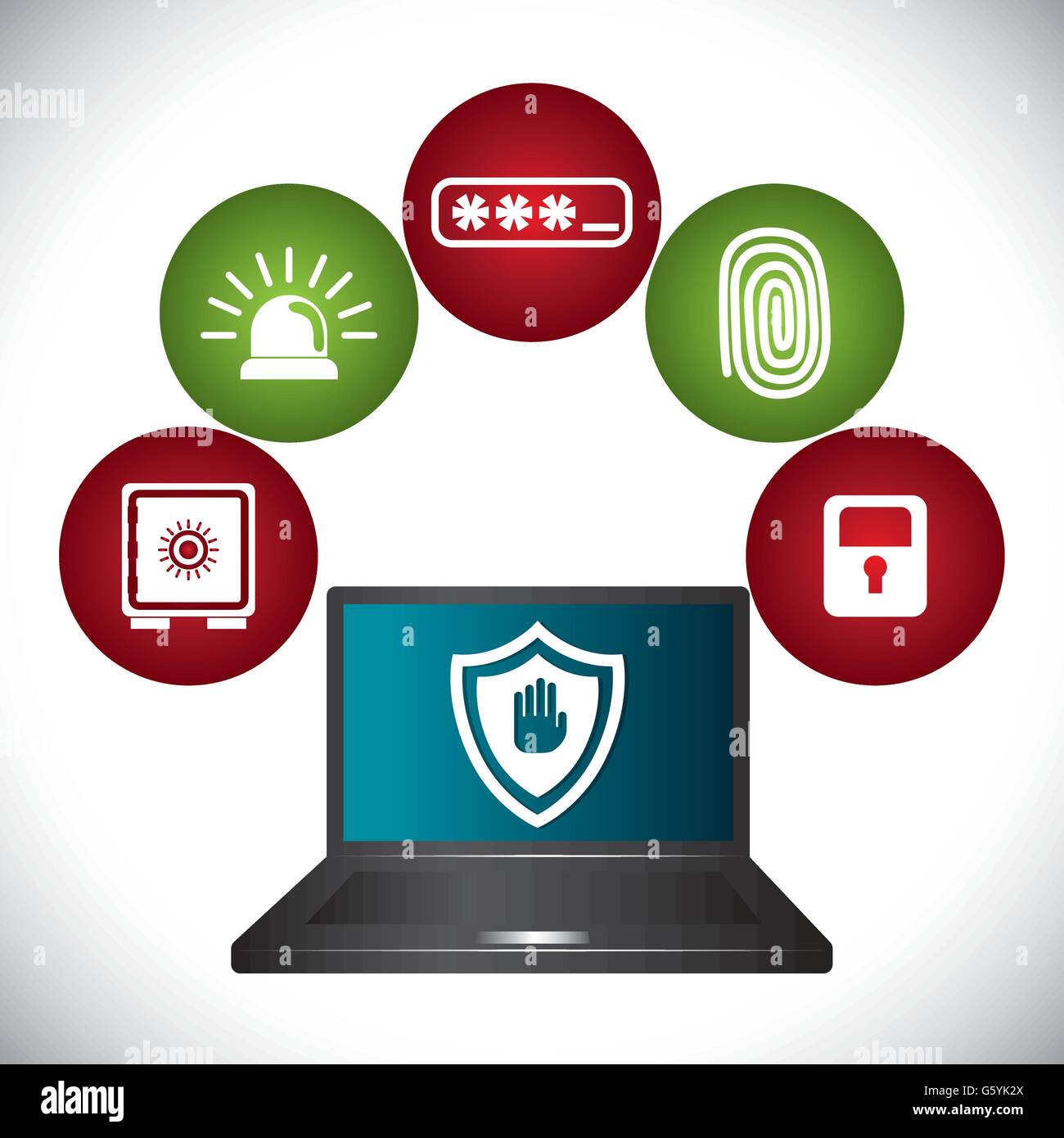 Security system design Stock Vector Image & Art - Alamy