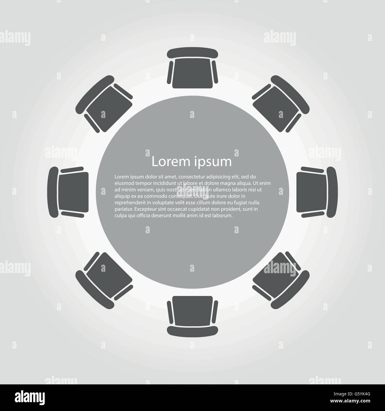 Boardroom silhouette Stock Vector Images - Alamy