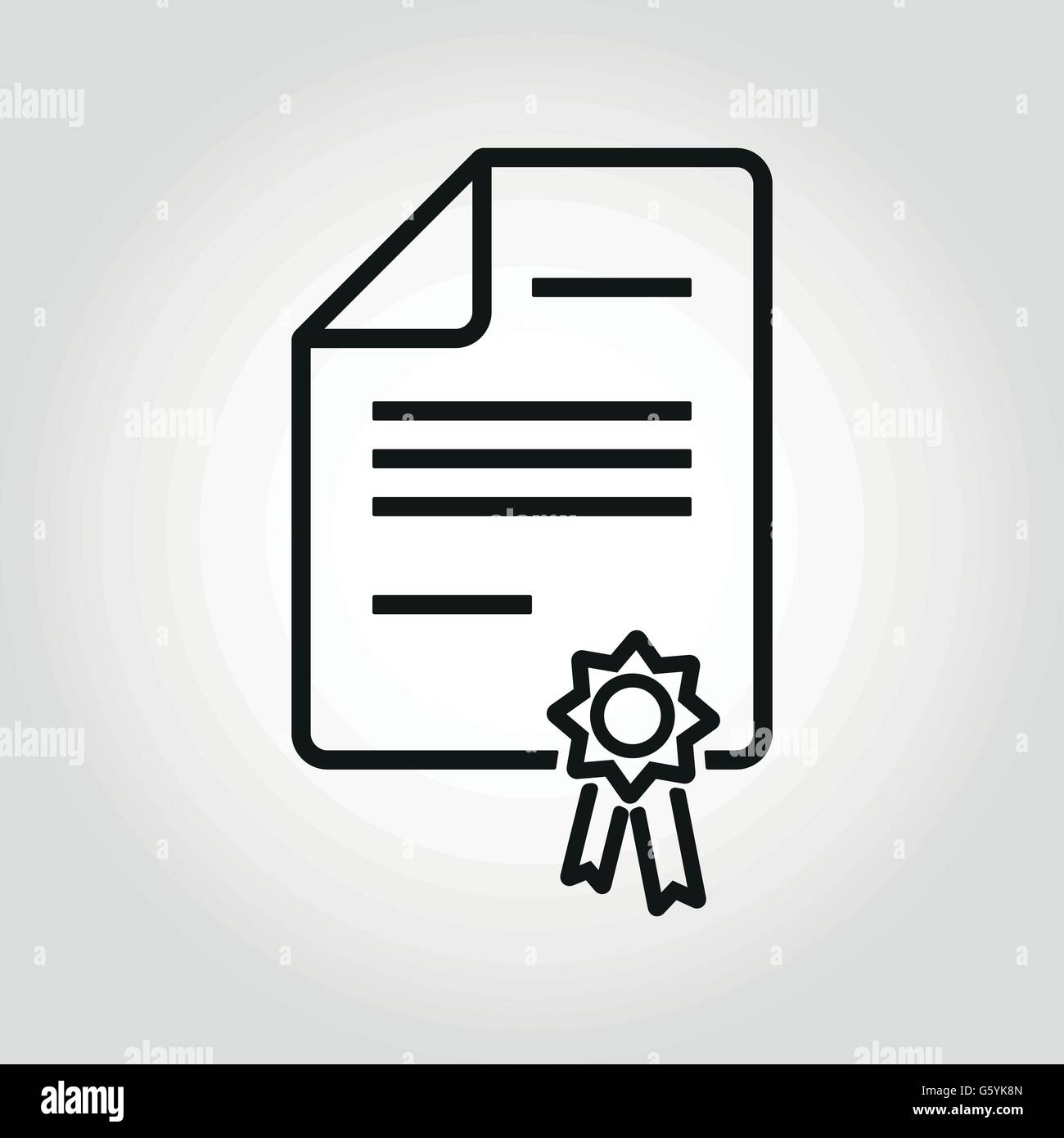 Vector line patent icon Stock Vector Image & Art - Alamy