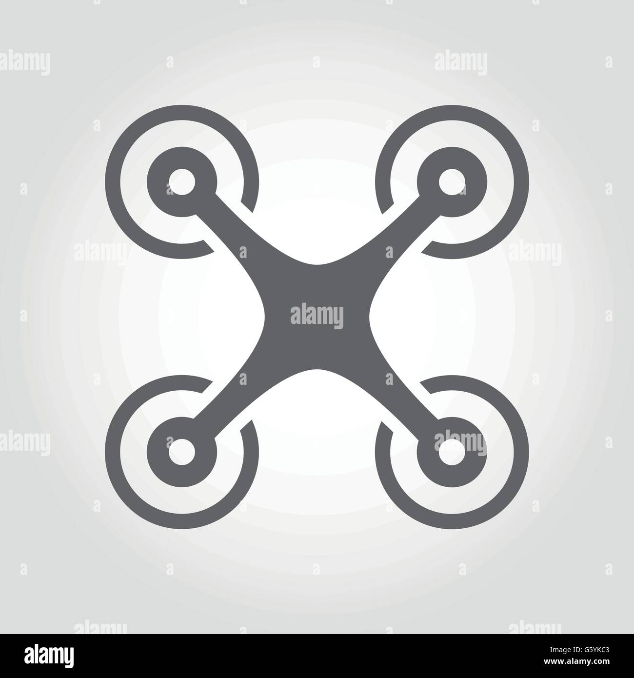 Vector black drone icon Stock Vector Image & Art - Alamy
