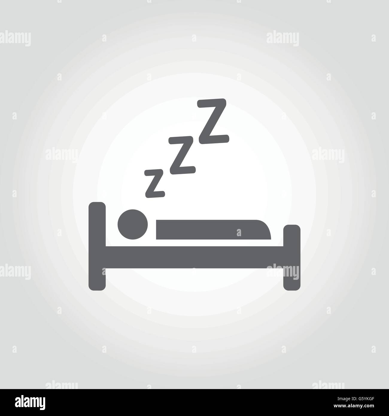 Vector black sleeping icon Stock Vector Image & Art - Alamy