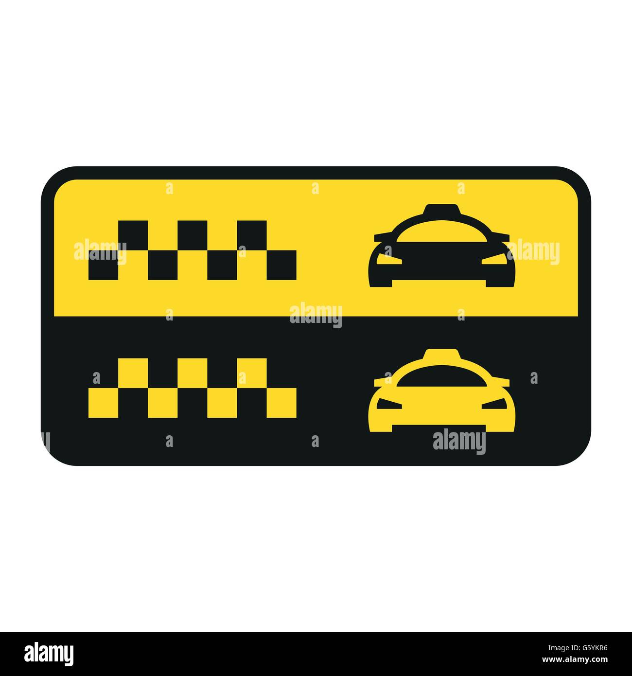 Vector taxi icon. Taxi car sign Stock Vector Image & Art - Alamy