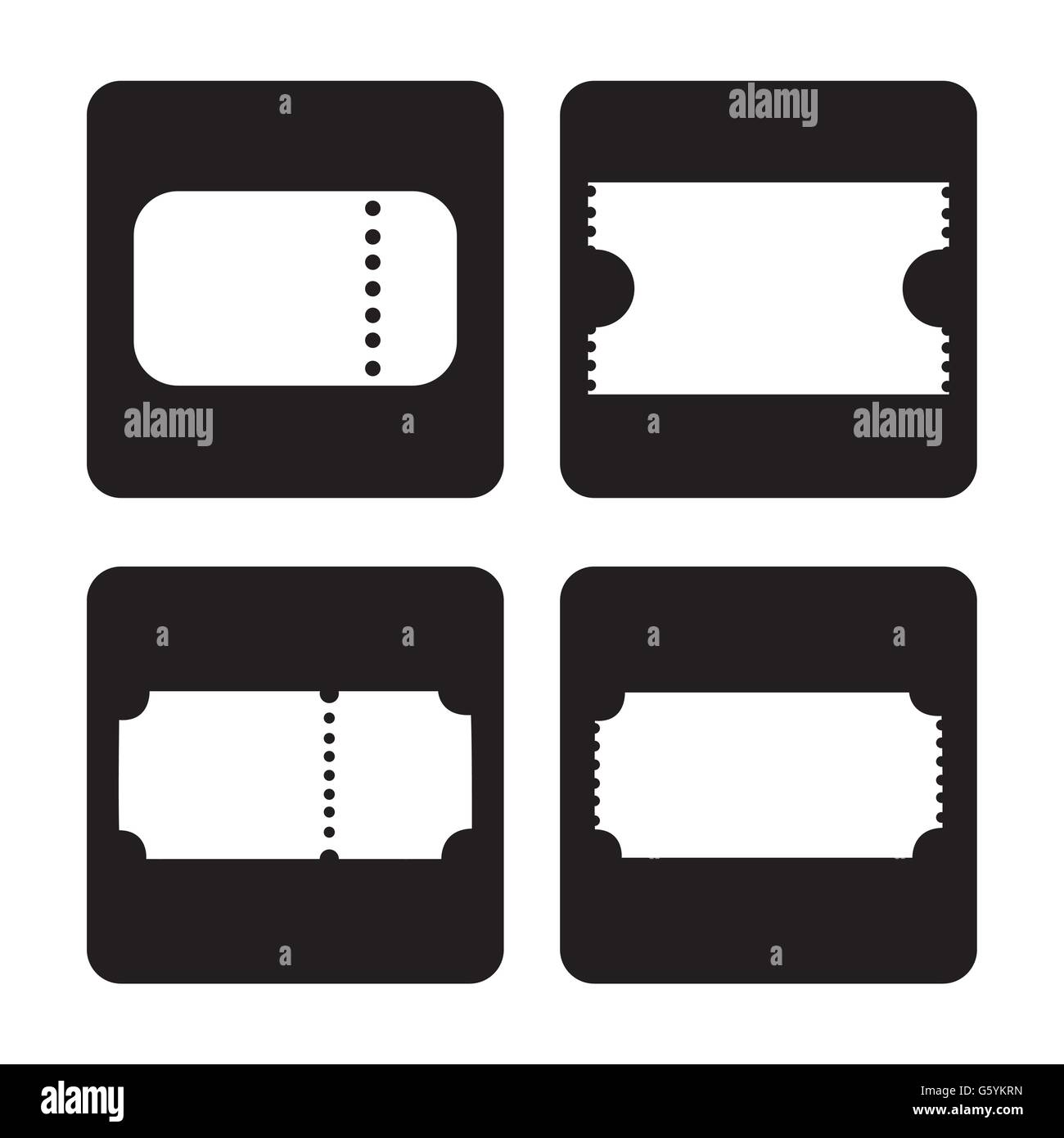 Cinema tickets design Stock Vector Image & Art - Alamy