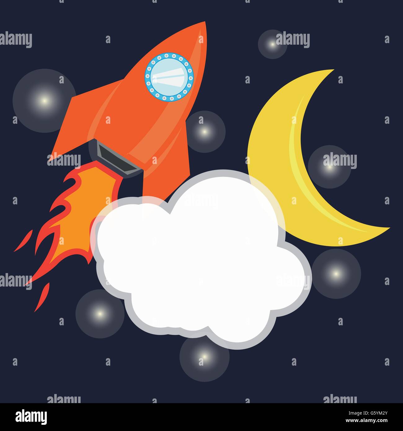 Vector rocket space ship icon Stock Vector Image & Art - Alamy