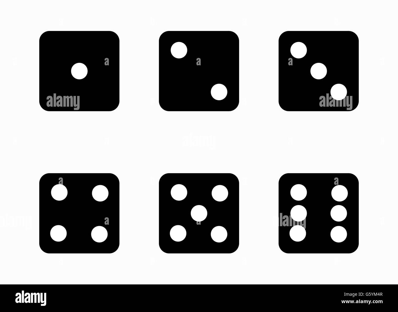 Black dice Black and White Stock Photos & Images - Alamy