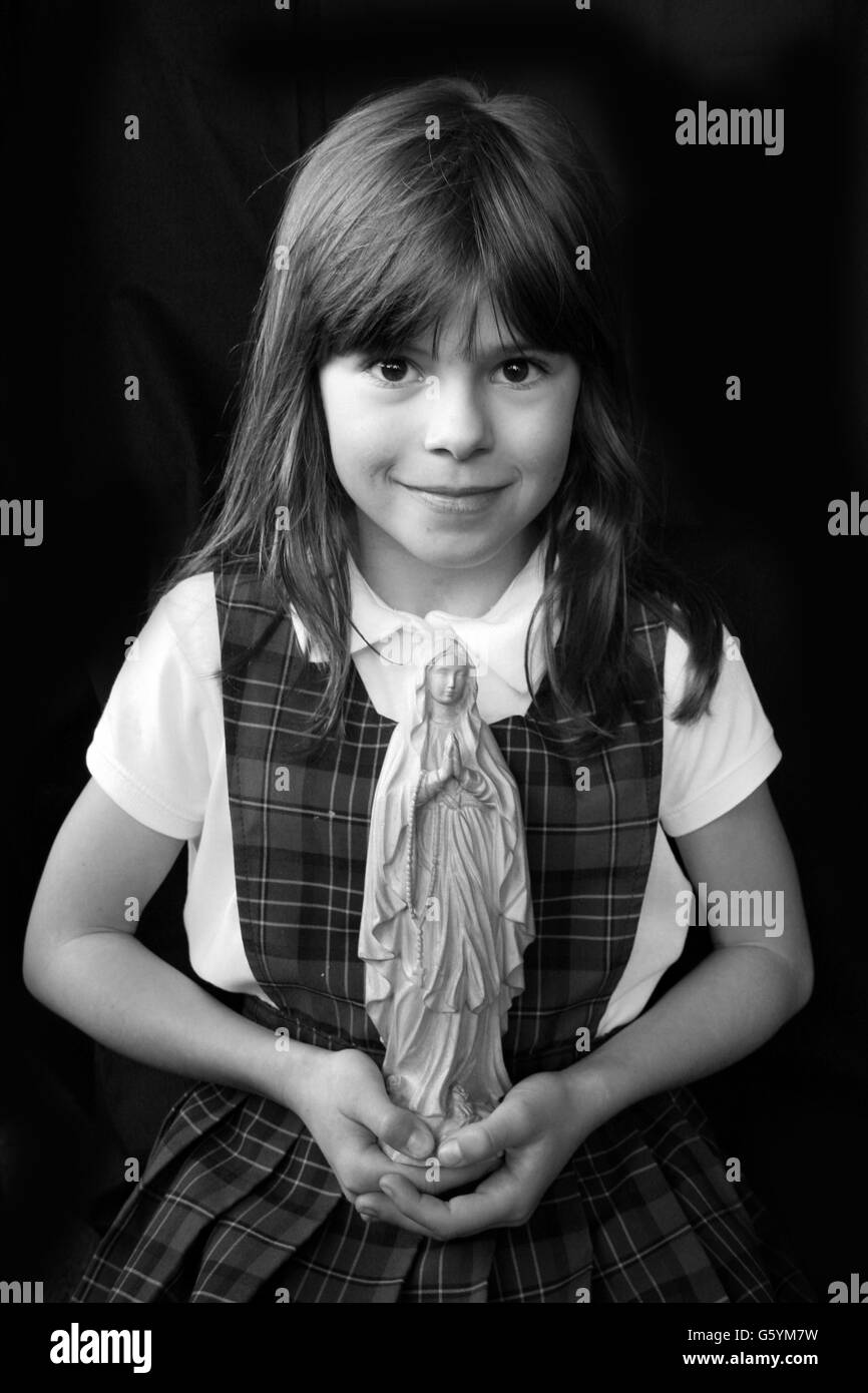 Grade school girl Black and White Stock Photos & Images - Alamy