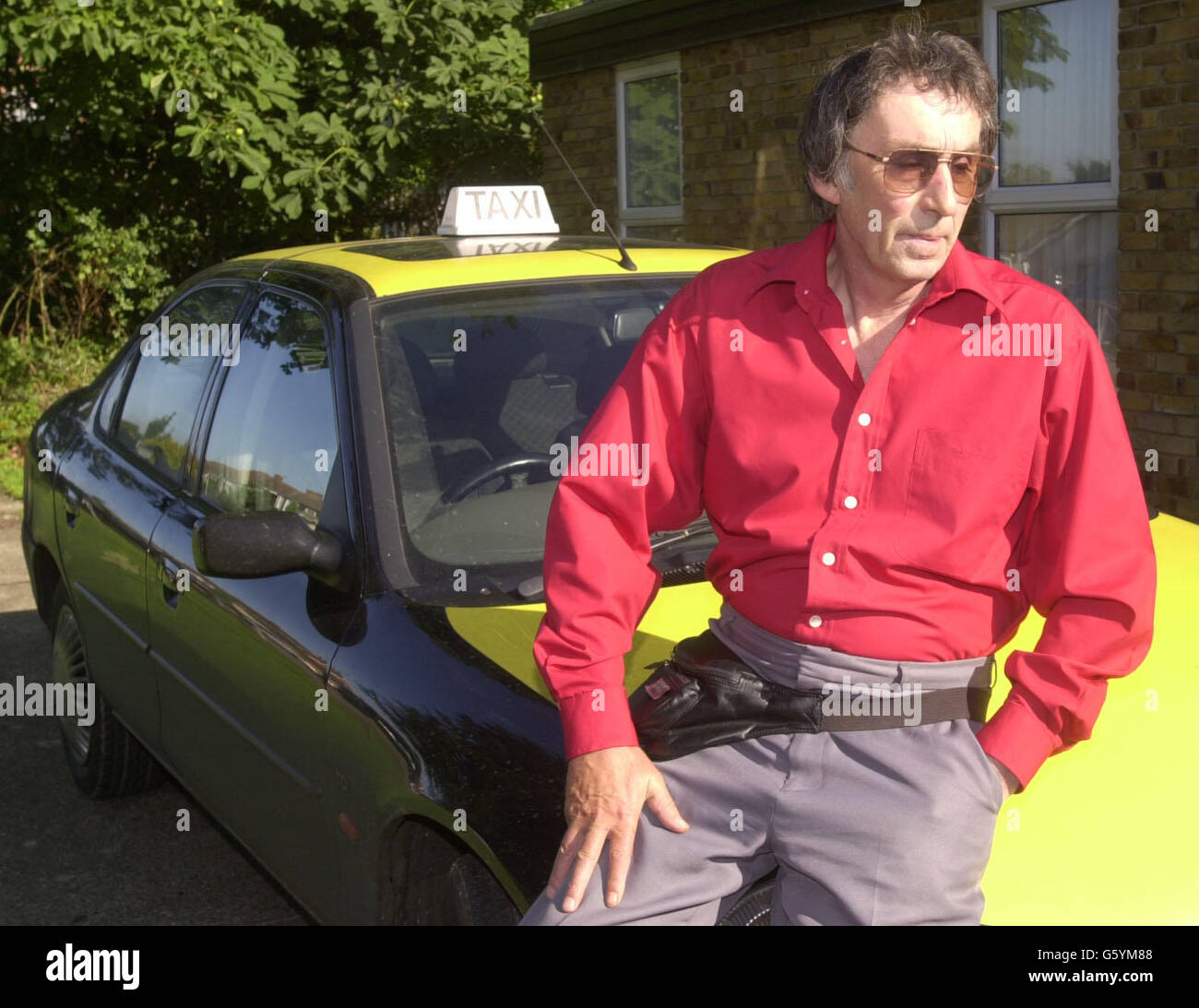Taxi driver Ian Webster Stock Photo - Alamy