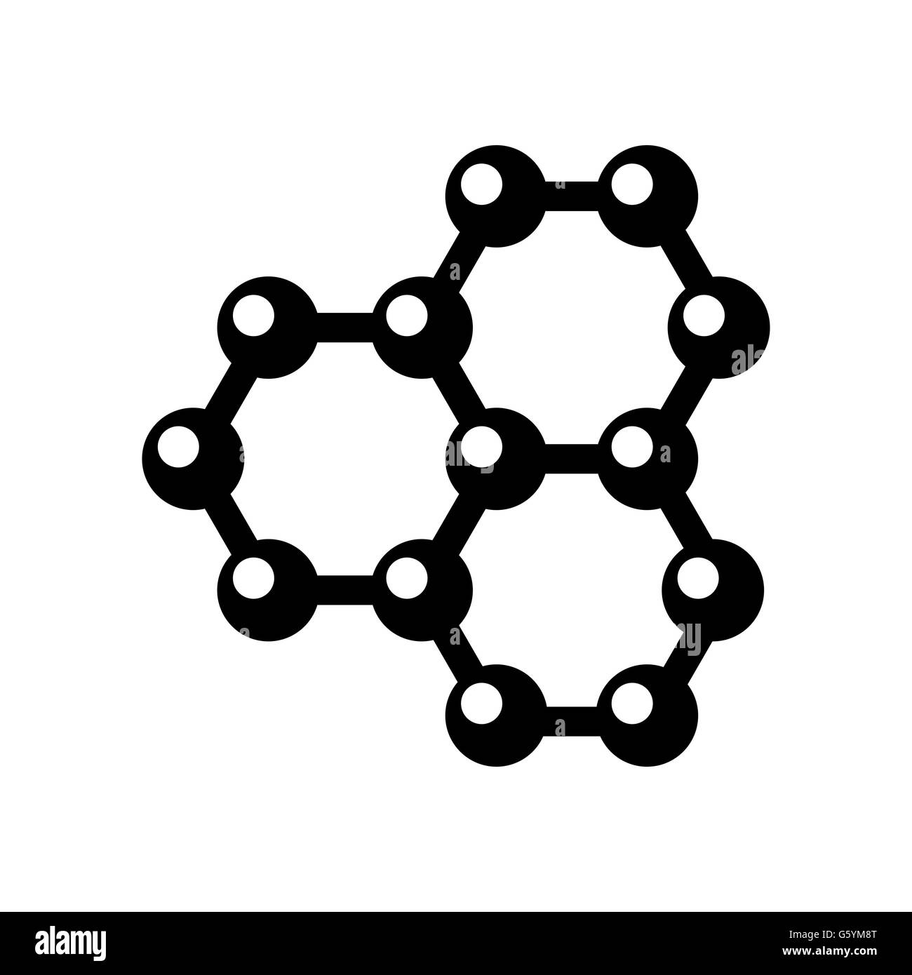 Vector graphene structure icon Stock Vector Image & Art - Alamy