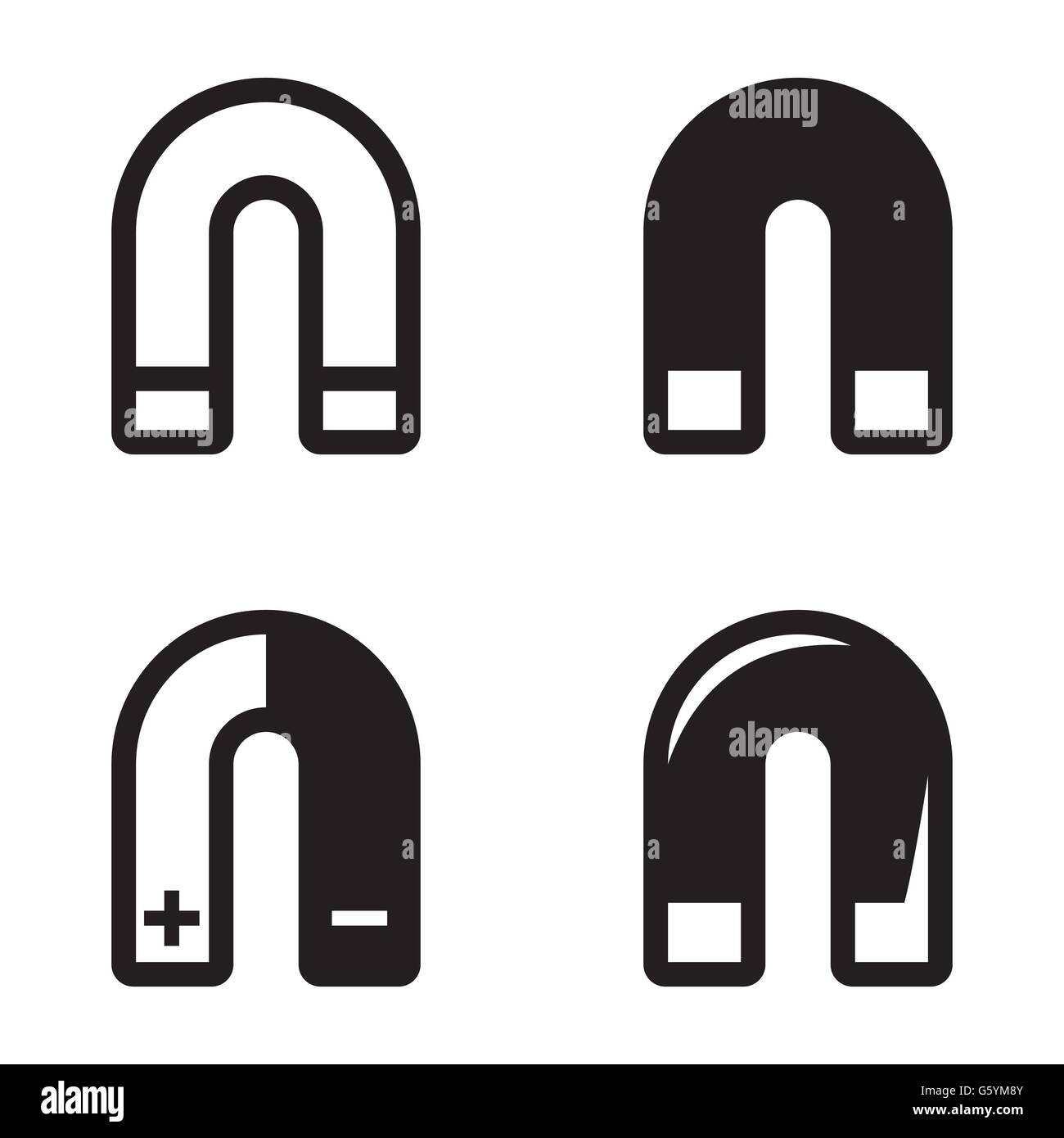 Repulsion magnet Stock Vector Images - Alamy