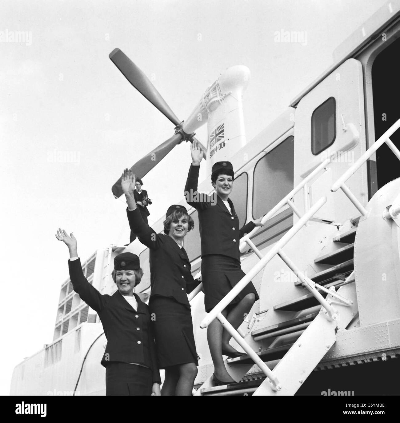 SRN4 -- the world's largest hovercraft Stock Photo - Alamy