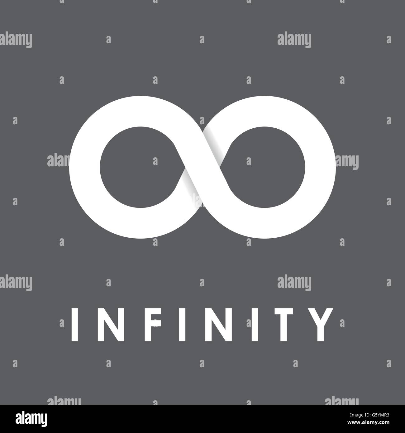 Infinity icons set endless hi-res stock photography and images - Alamy