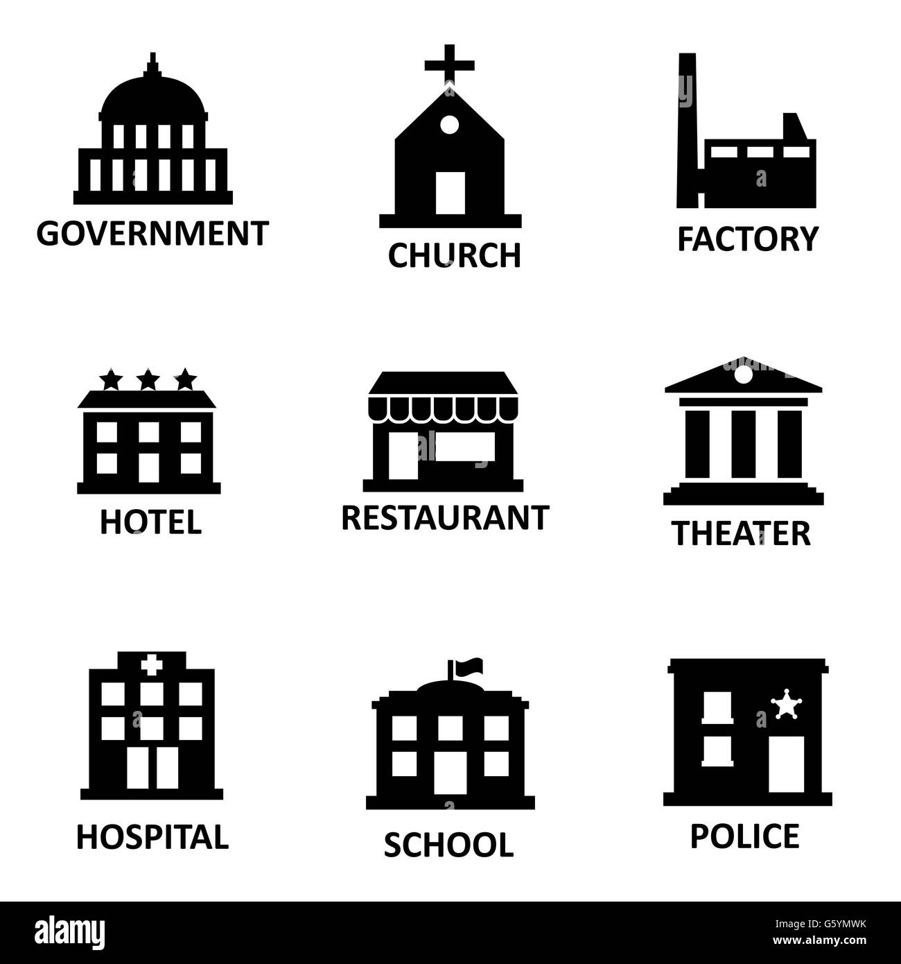 Government Icon Vector