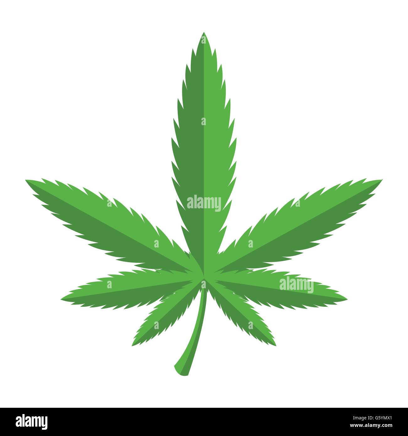 Vector green cannabis icon Stock Vector Image & Art - Alamy