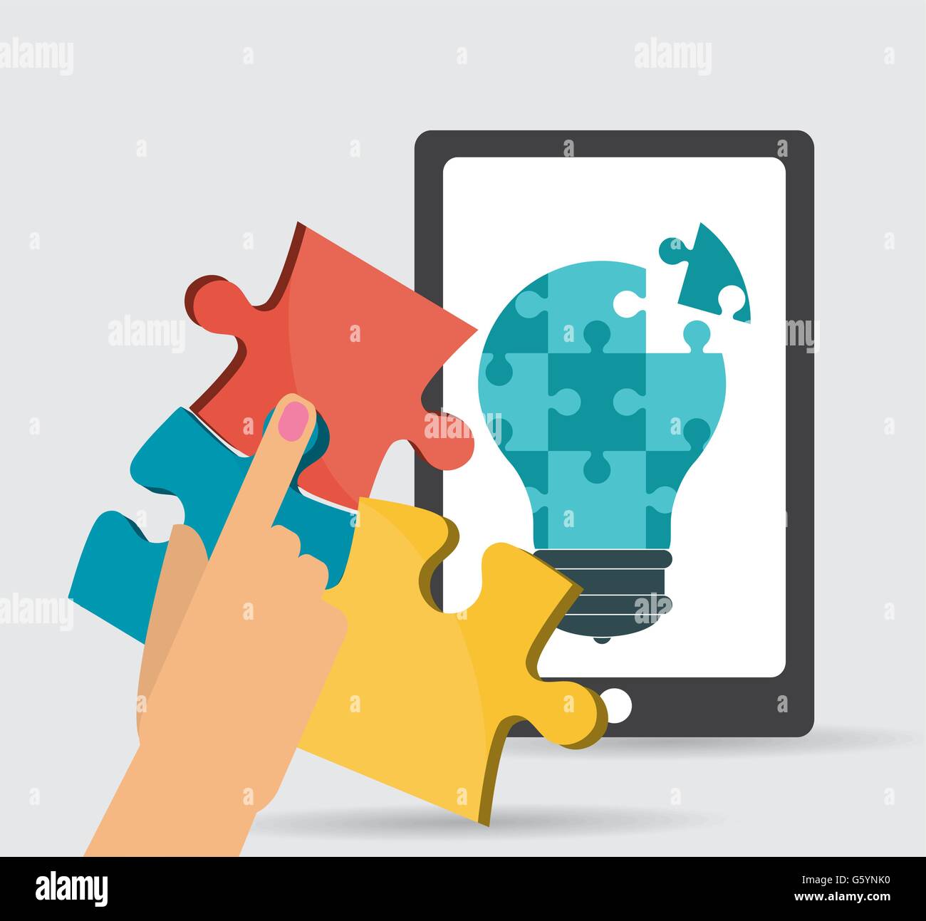 Puzzle icons design Stock Vector Image & Art - Alamy