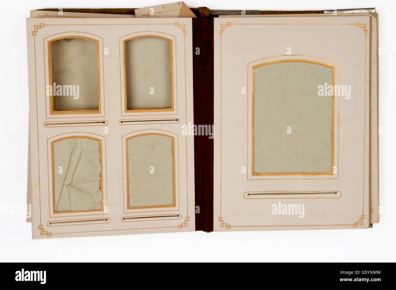 Album opened hi-res stock photography and images - Alamy