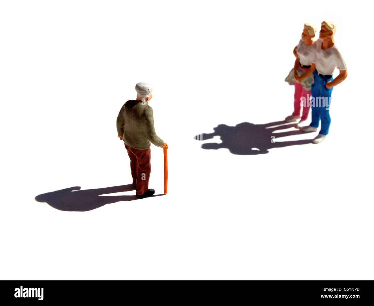 Couple aged man woman Cut Out Stock Images & Pictures - Alamy