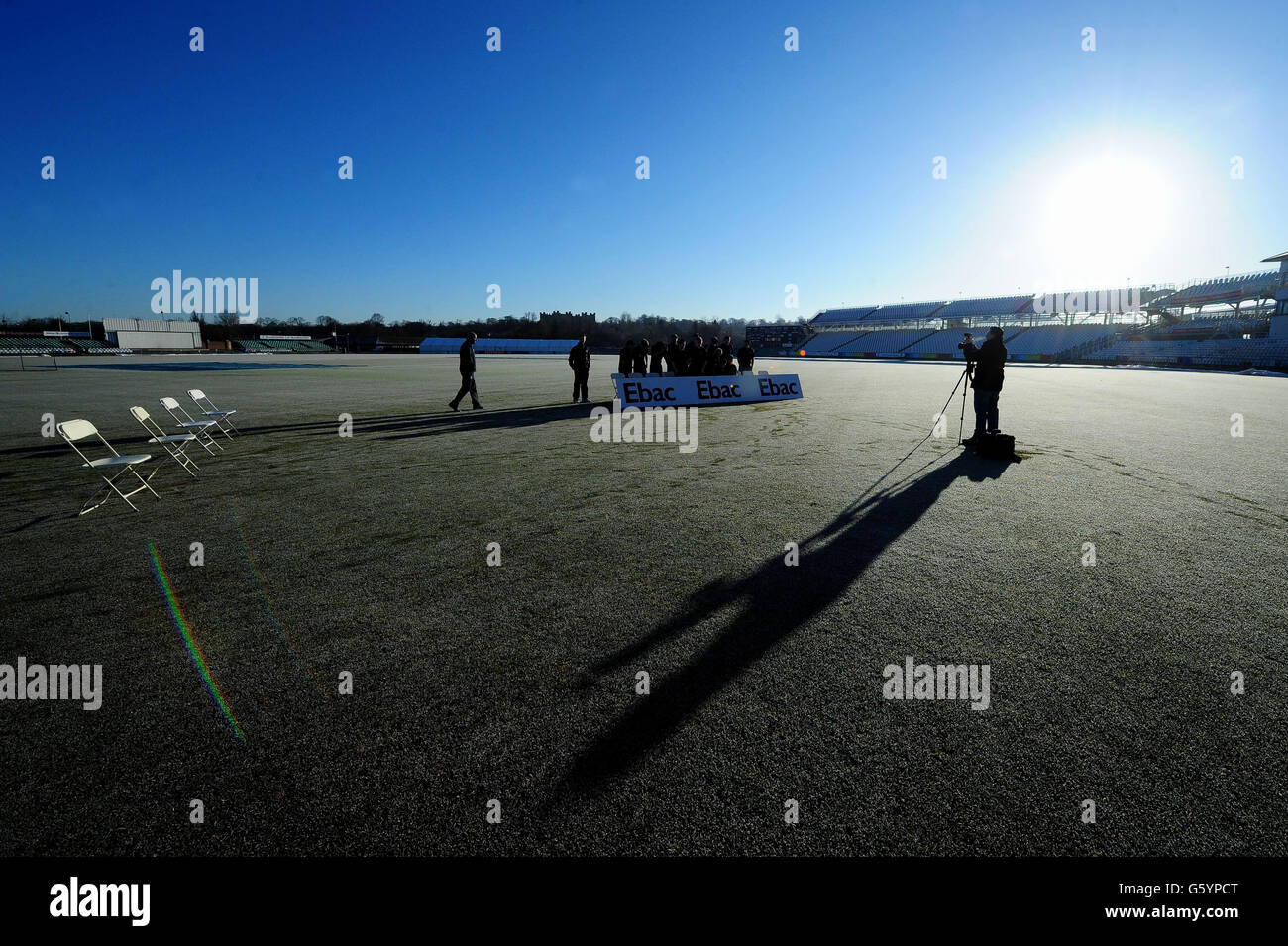 The press gather photocall emirates durham international cricket ground ...
