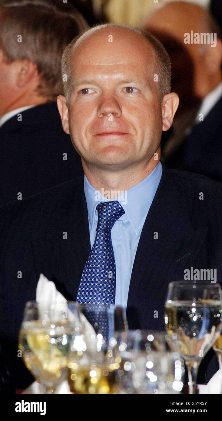 Former Conservative leader William Hague during the launch of the 'Hong ...