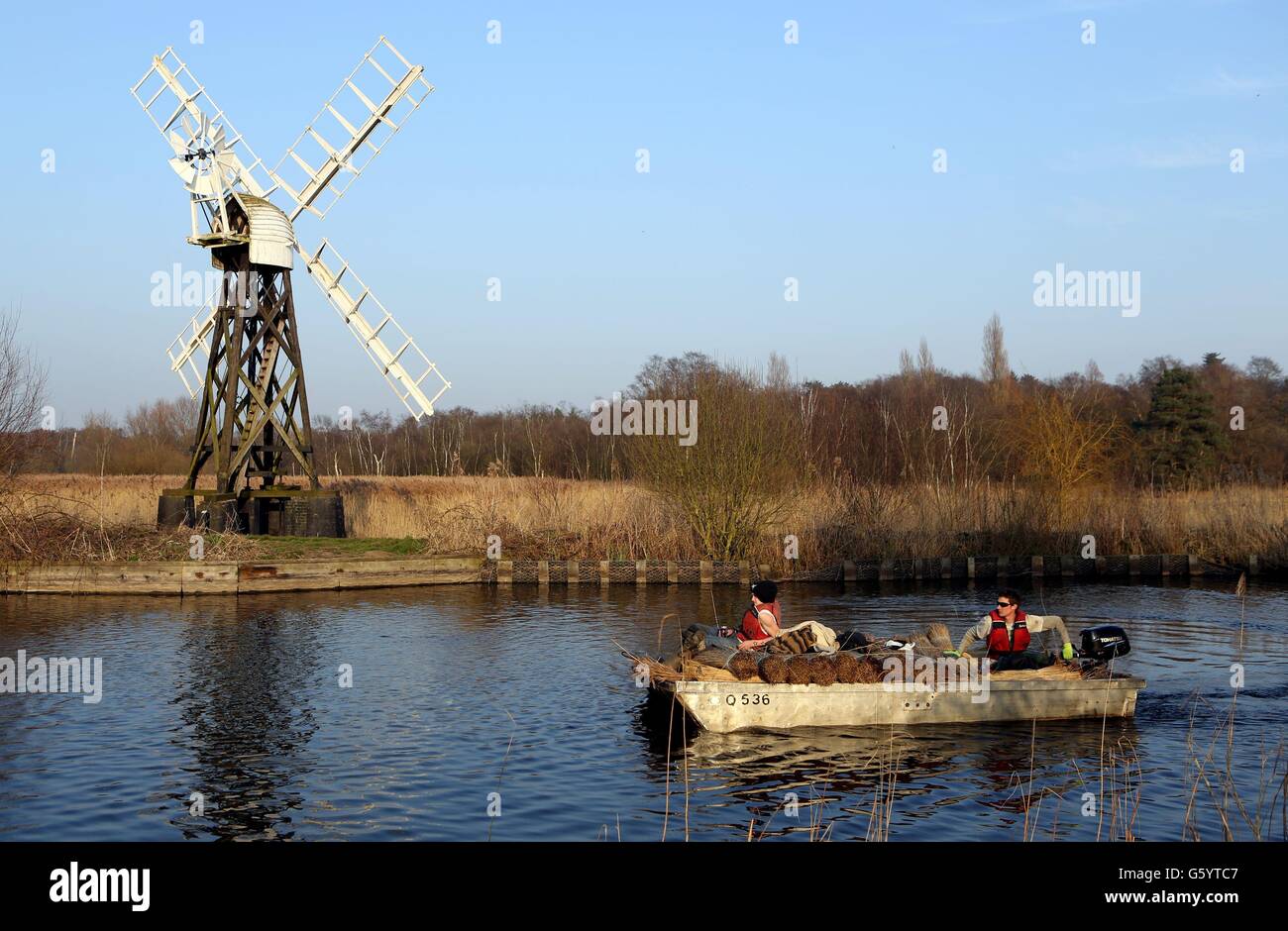 Reed cutters lewis woods hi-res stock photography and images - Alamy