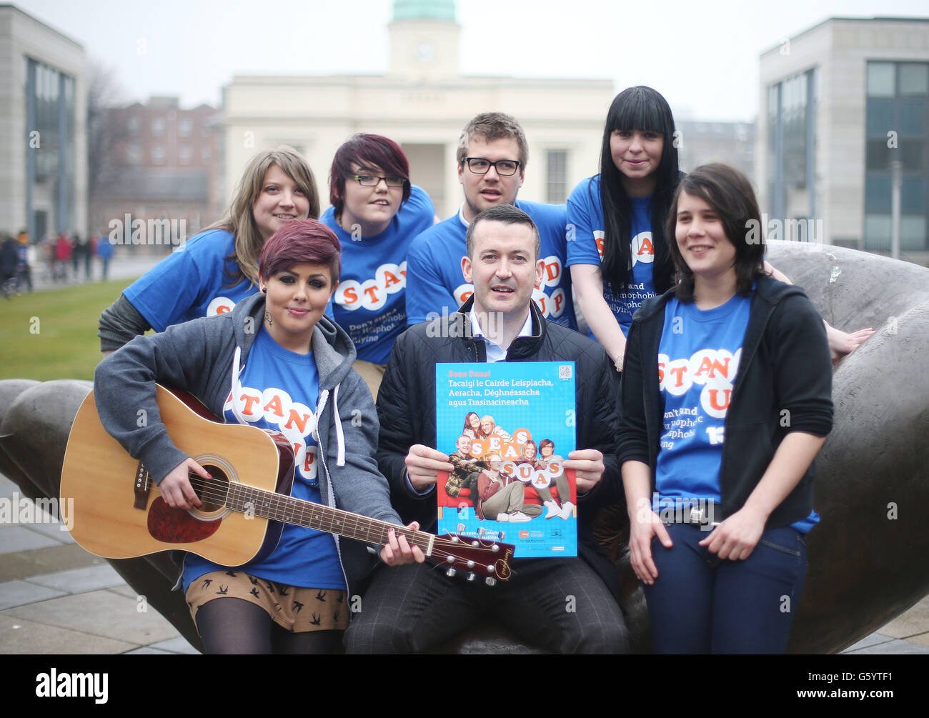 Stand Up! Awareness Week Dublin Stock Photo - Alamy
